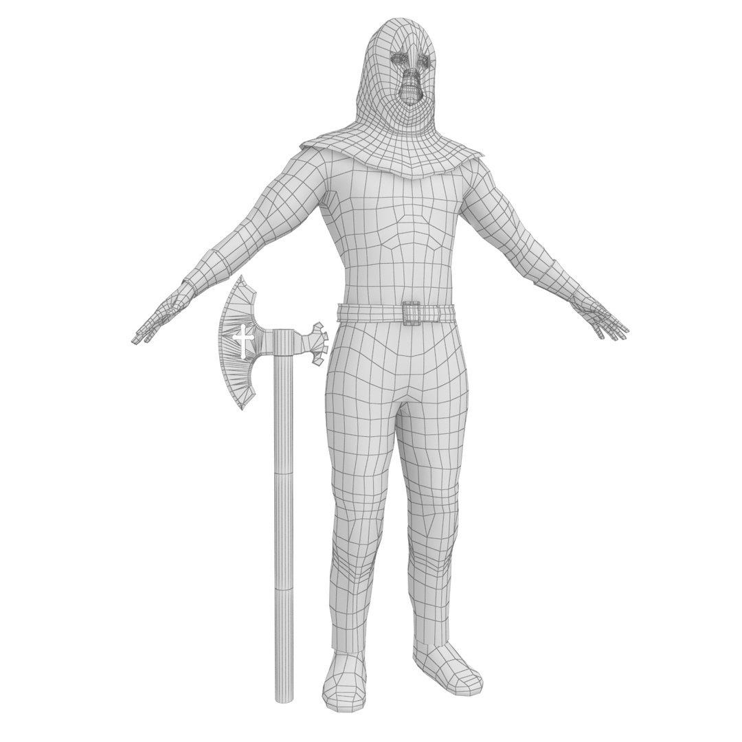 Medieval Executioner Model - TurboSquid 1274430