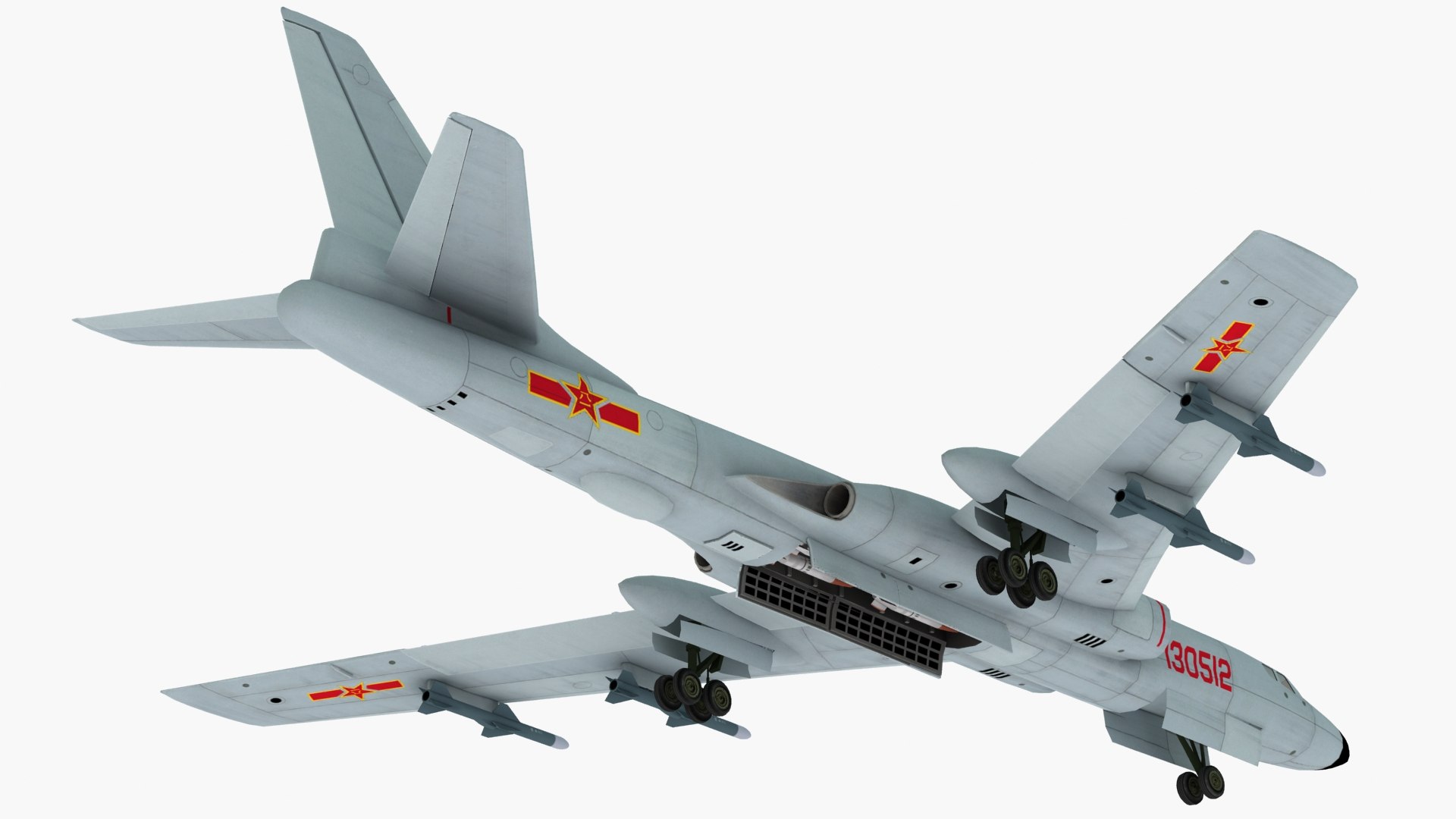 3D H-6k H-6 Model - TurboSquid 1662812