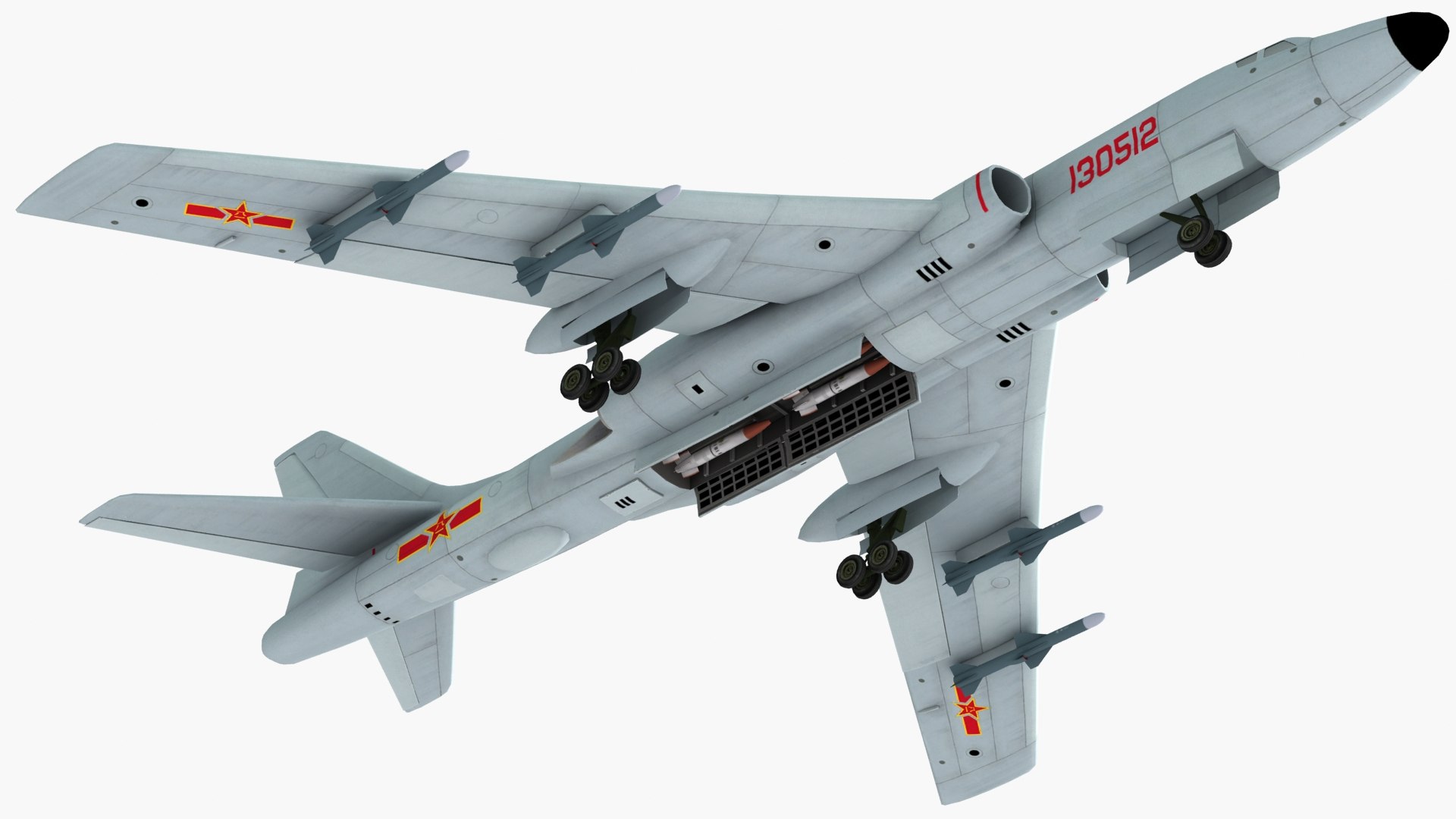 3D H-6k H-6 Model - TurboSquid 1662812