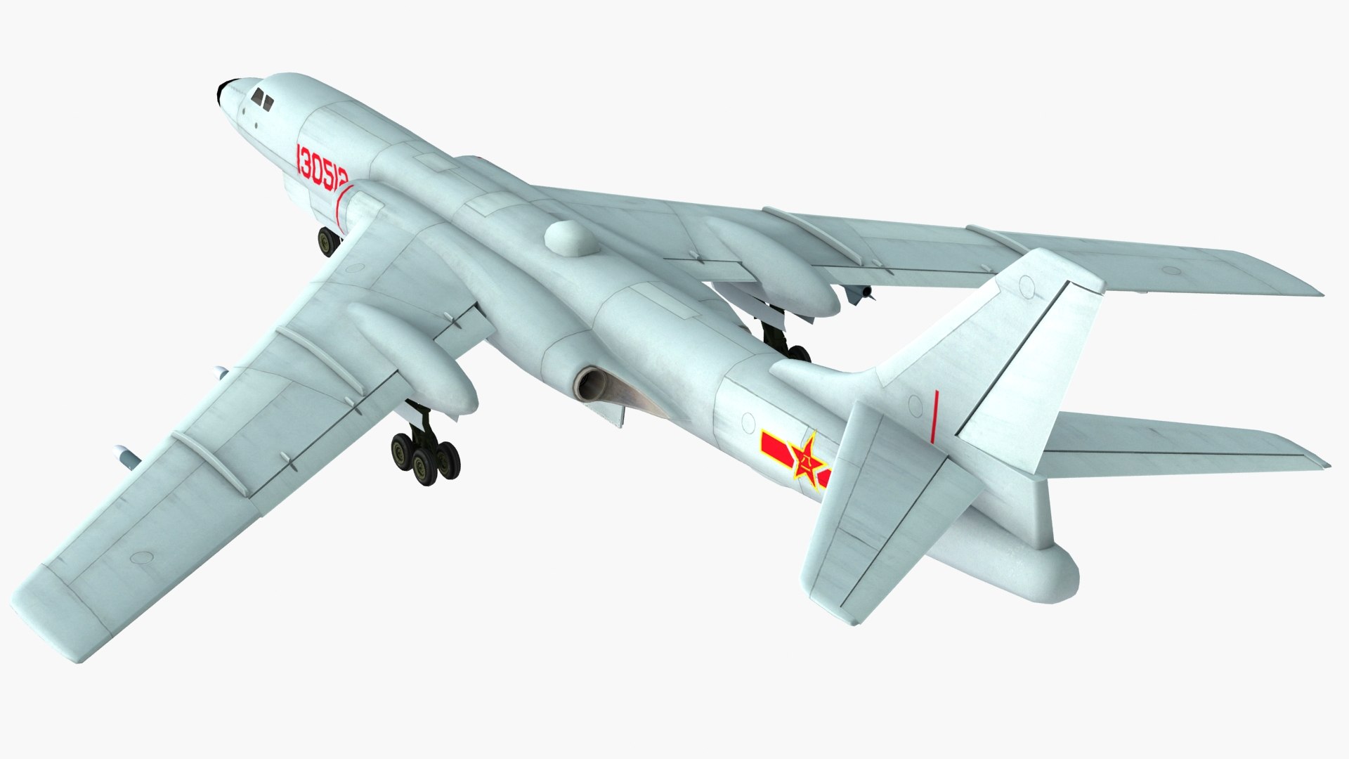 3D H-6k H-6 Model - TurboSquid 1662812