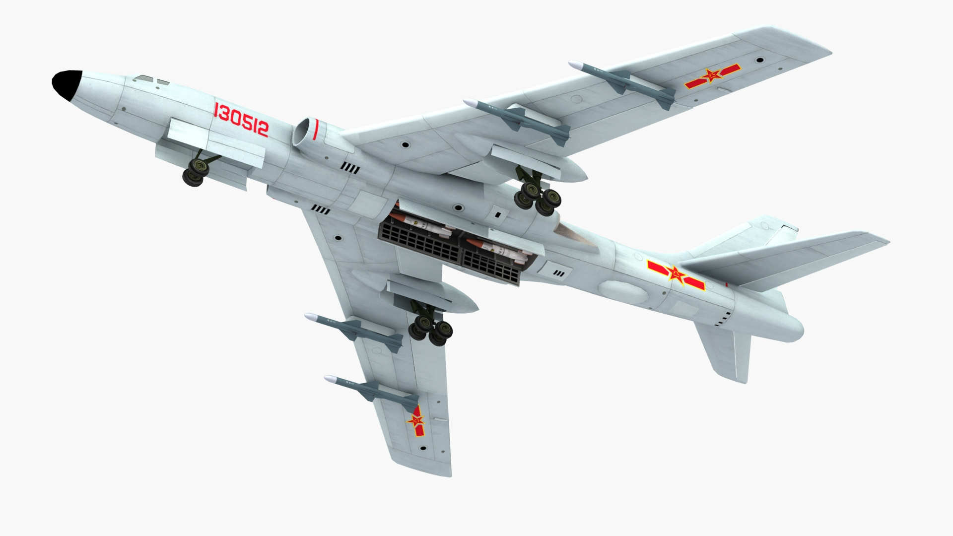 H-6K 3D-Modell - TurboSquid 1662812