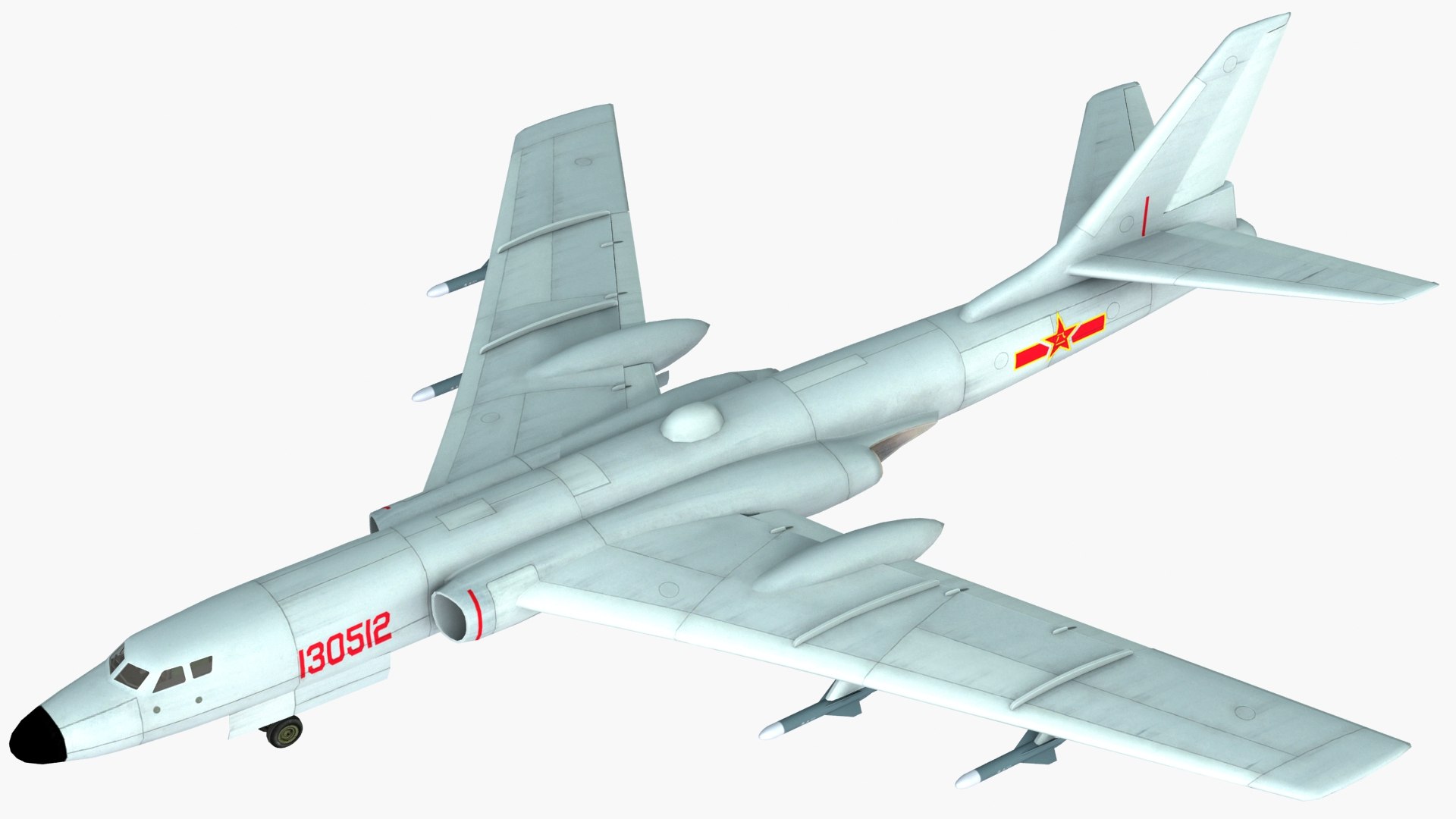 3D H-6k H-6 Model - TurboSquid 1662812