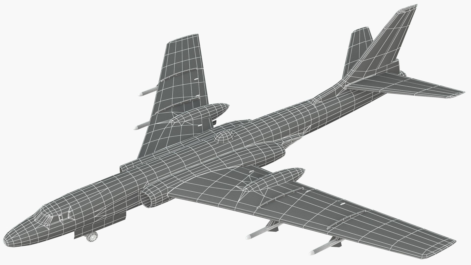 3D H-6k H-6 Model - TurboSquid 1662812