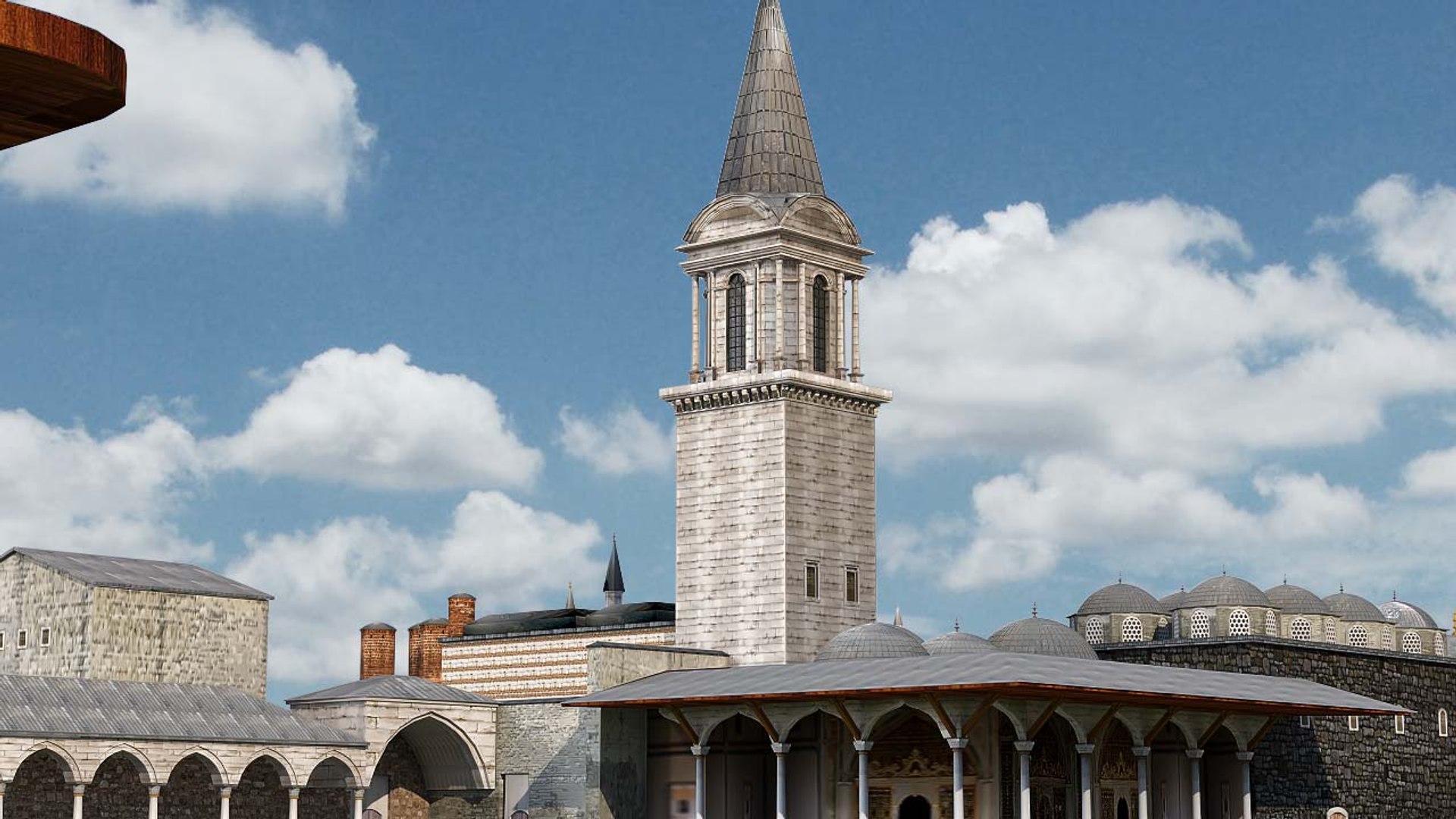 Topkapi Palace Saray 3D Model - TurboSquid 1438897
