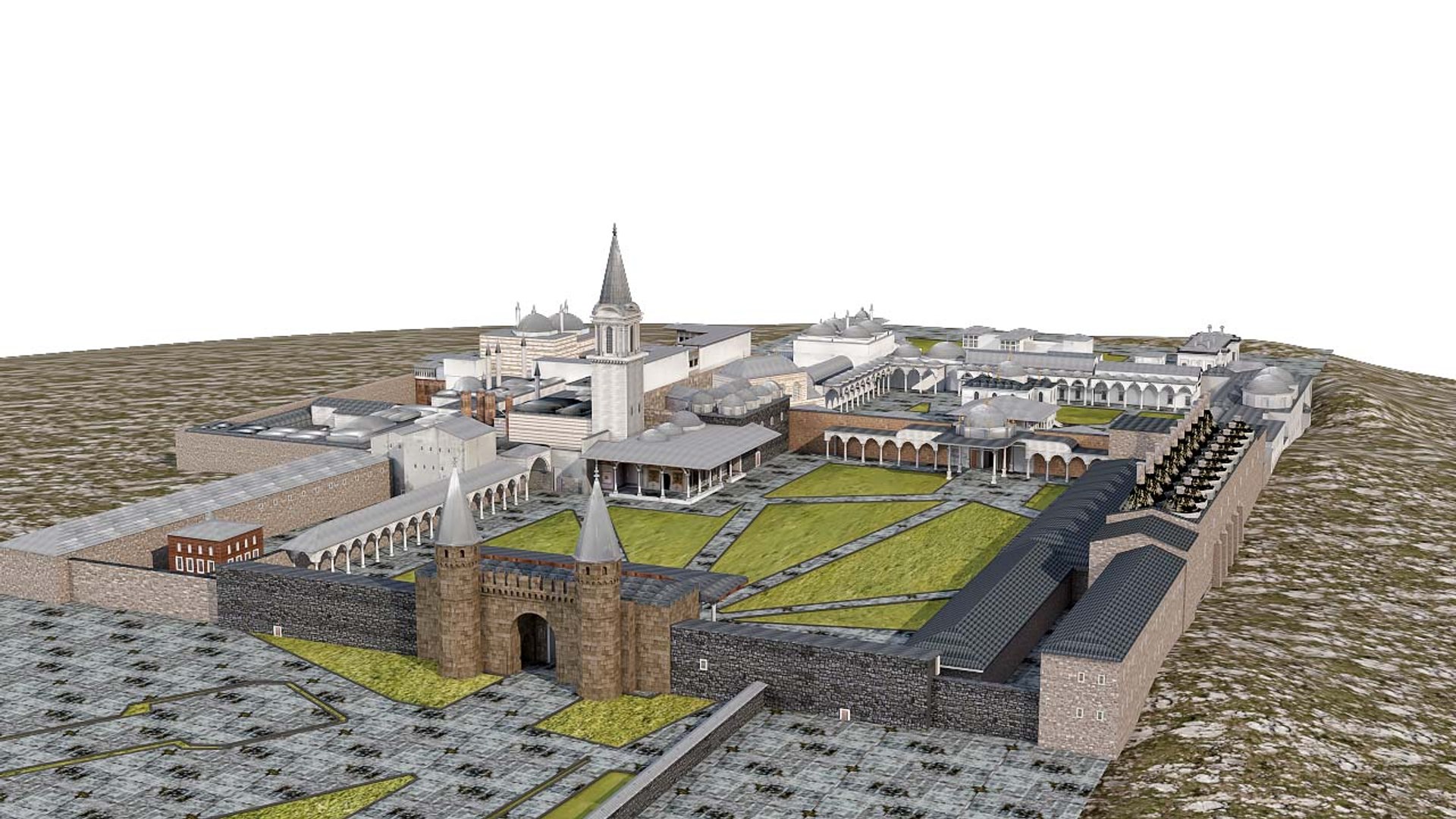 Topkapi Palace Saray 3D Model - TurboSquid 1438897