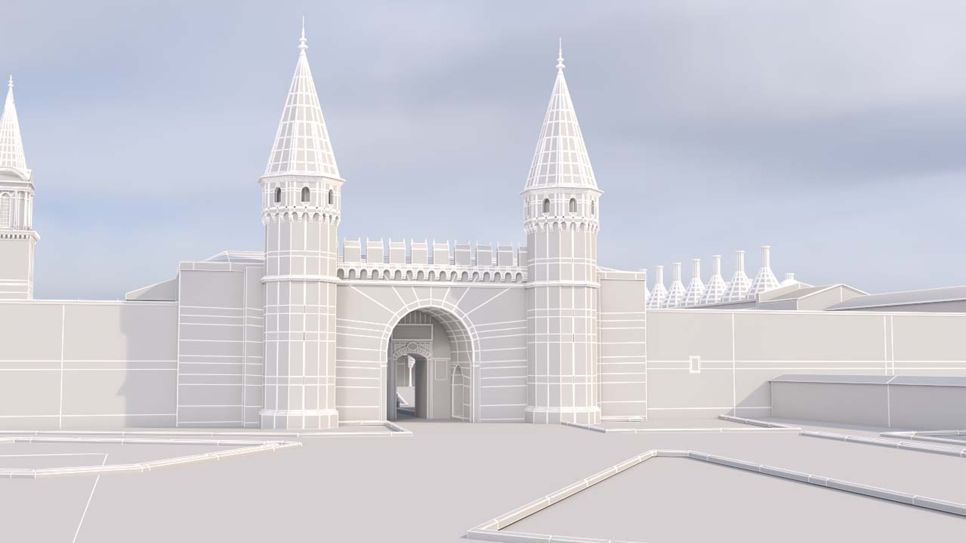 Topkapi Palace Saray 3D Model - TurboSquid 1438897
