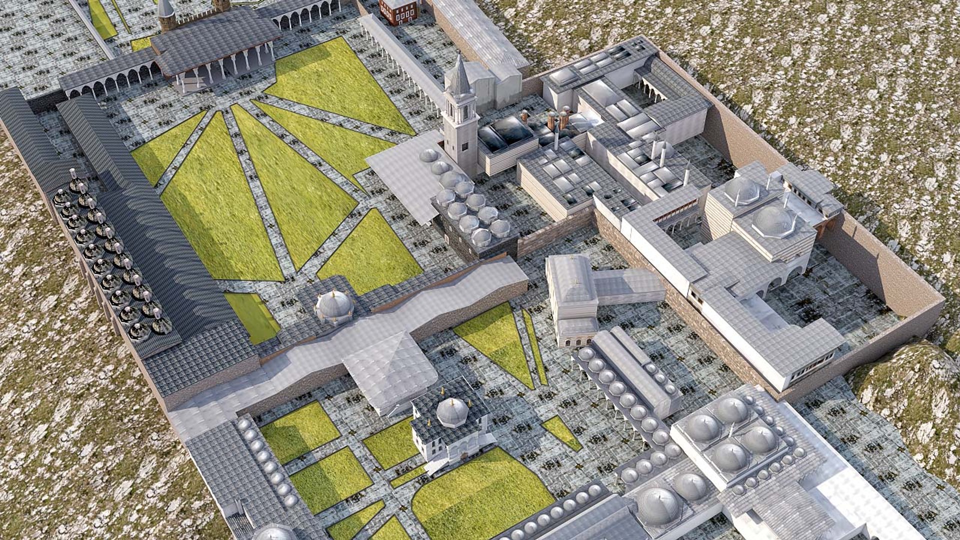 Topkapi Palace Saray 3D Model - TurboSquid 1438897
