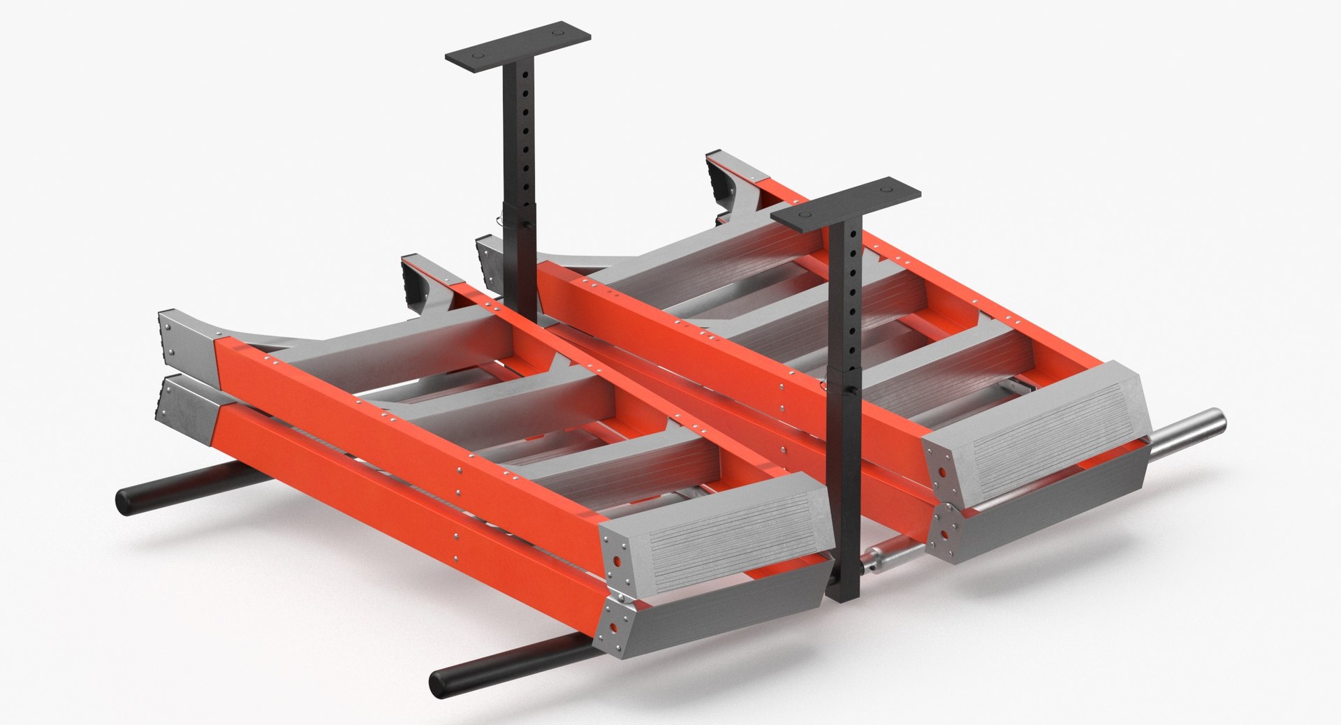 3D Model Ladder Storage 01 Short Ladder Clean And Dirty - TurboSquid ...