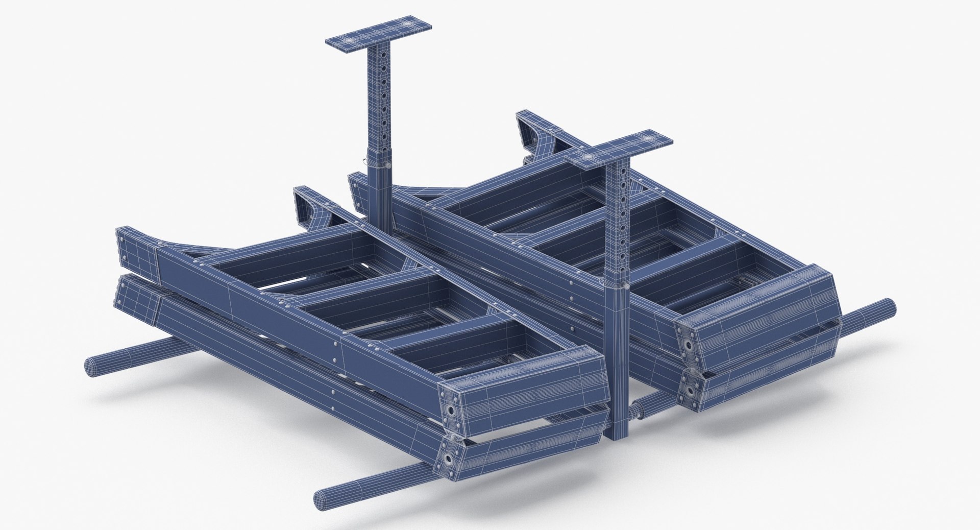 3D Model Ladder Storage 01 Short Ladder Clean And Dirty - TurboSquid ...