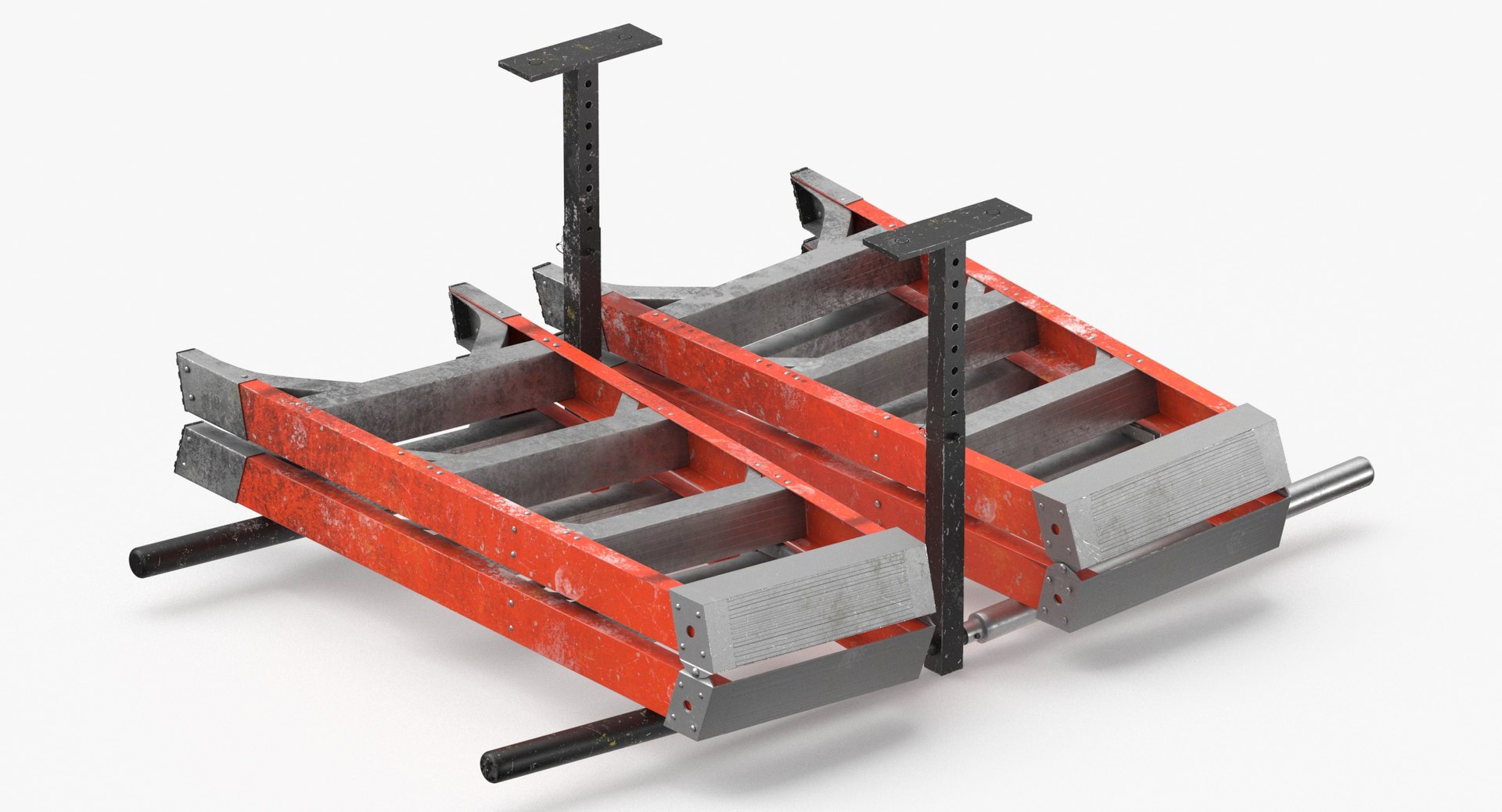 3D Model Ladder Storage 01 Short Ladder Clean And Dirty - TurboSquid ...