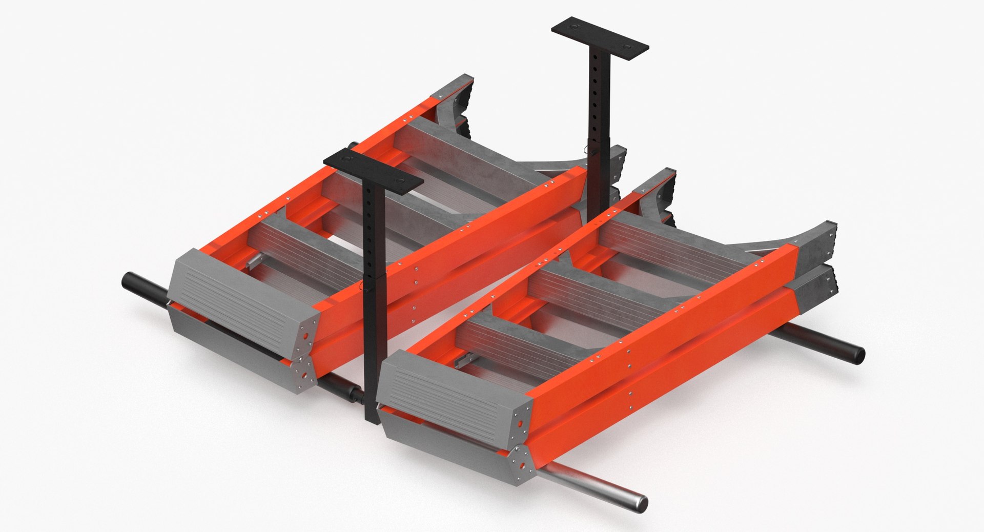 3D Model Ladder Storage 01 Short Ladder Clean And Dirty - TurboSquid ...