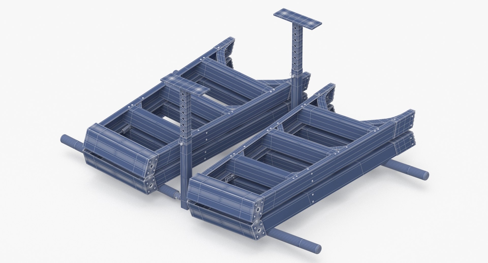 3D Model Ladder Storage 01 Short Ladder Clean And Dirty - TurboSquid ...