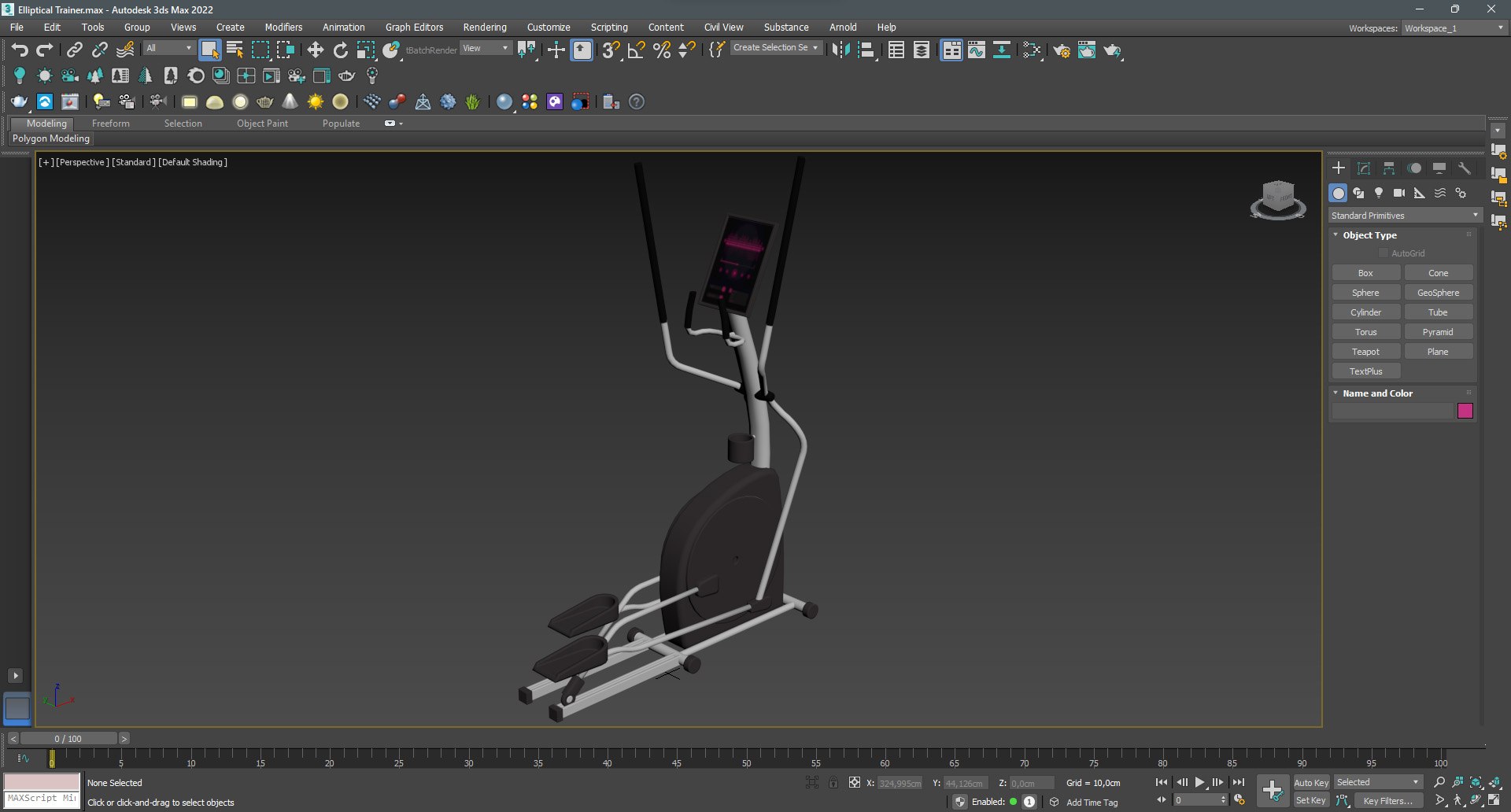 3D Model Elliptical Trainer - TurboSquid 2124802