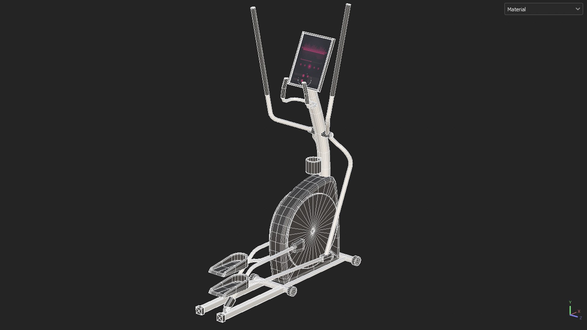 3D Model Elliptical Trainer - TurboSquid 2124802