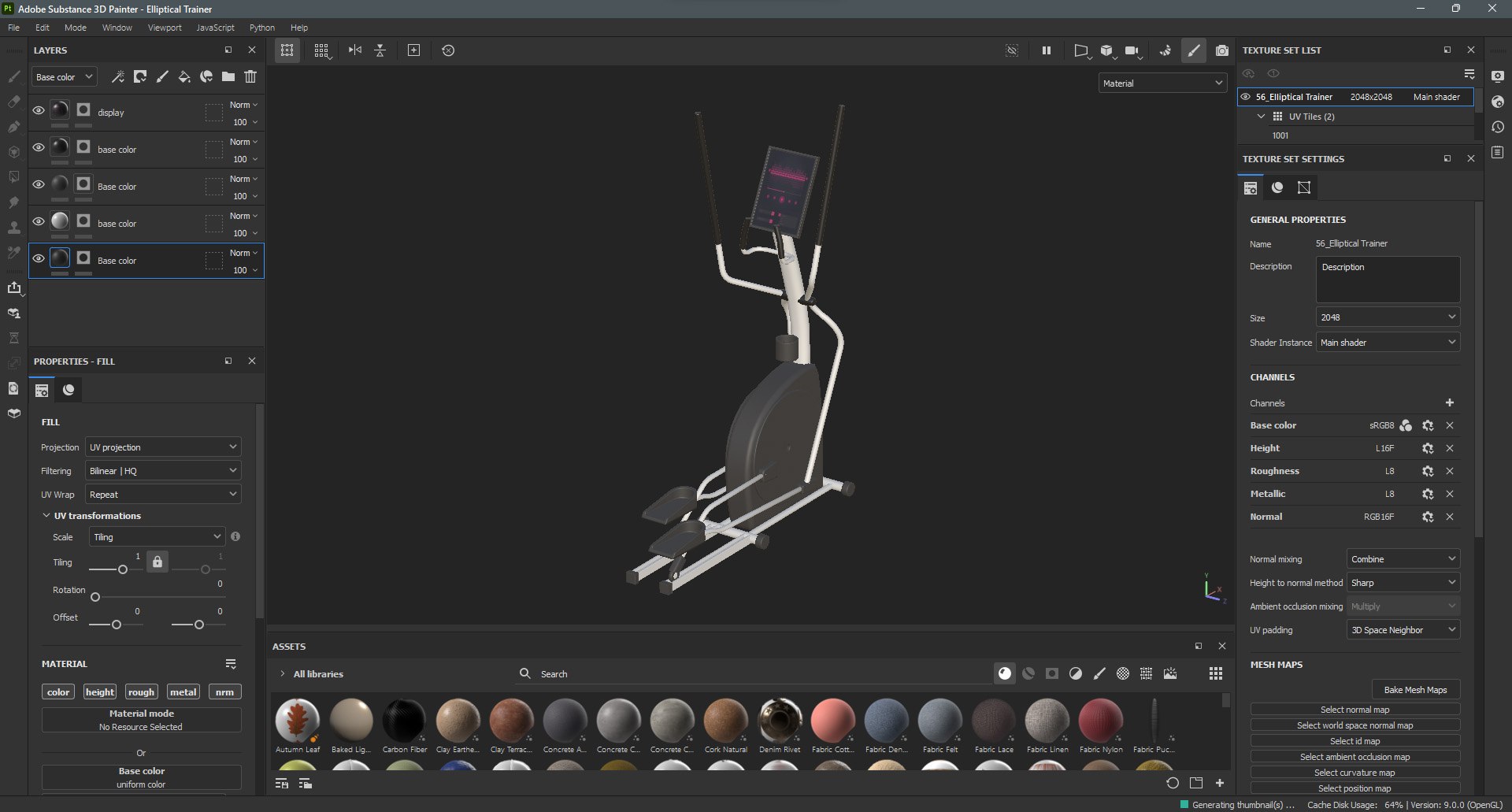 3D Model Elliptical Trainer - TurboSquid 2124802
