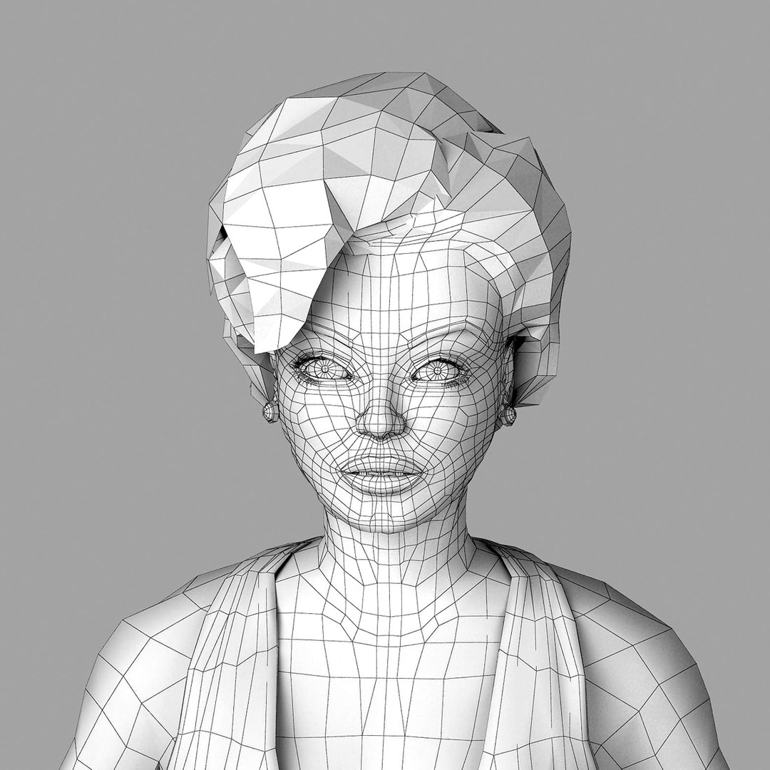 Human Lady Girl 3d Max