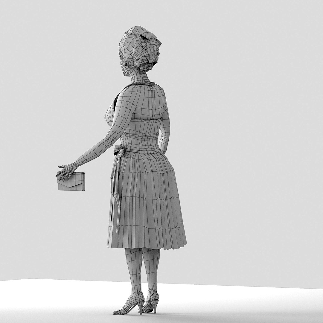 Human Lady Girl 3d Max