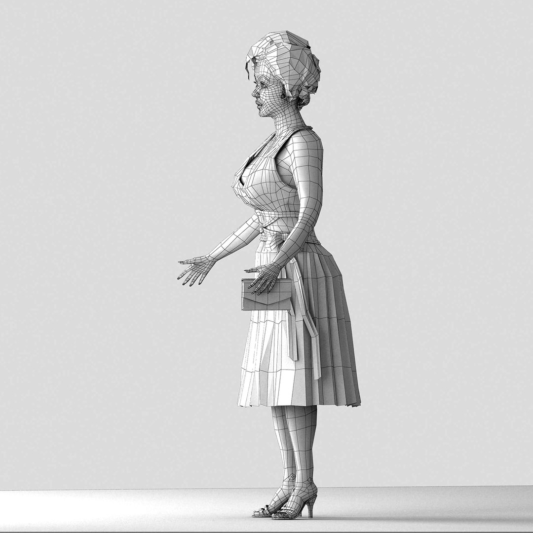 Human Lady Girl 3d Max