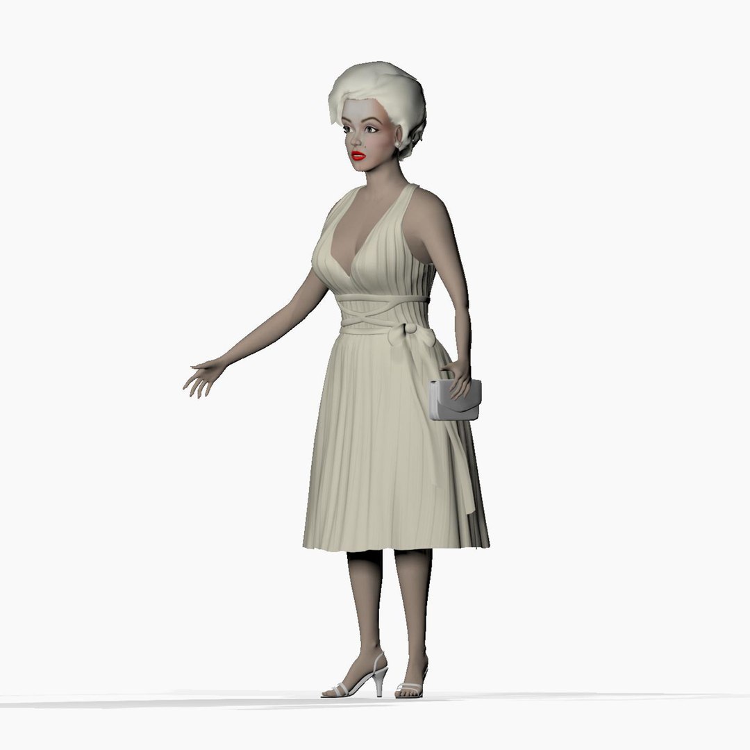 Human Lady Girl 3d Max