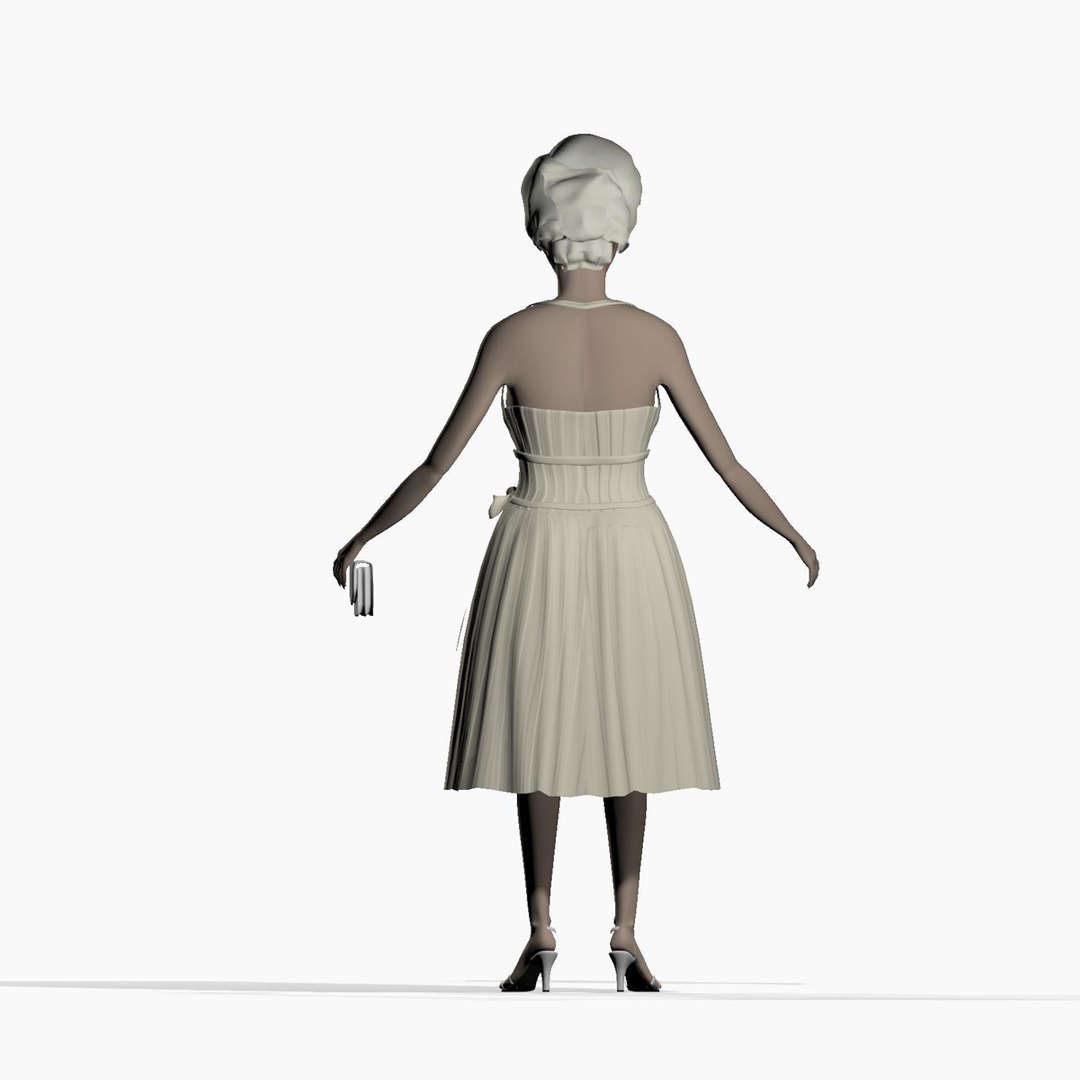Human Lady Girl 3d Max