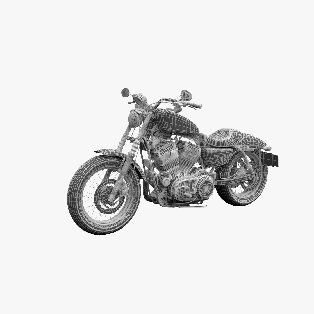 harley davidson 3d model