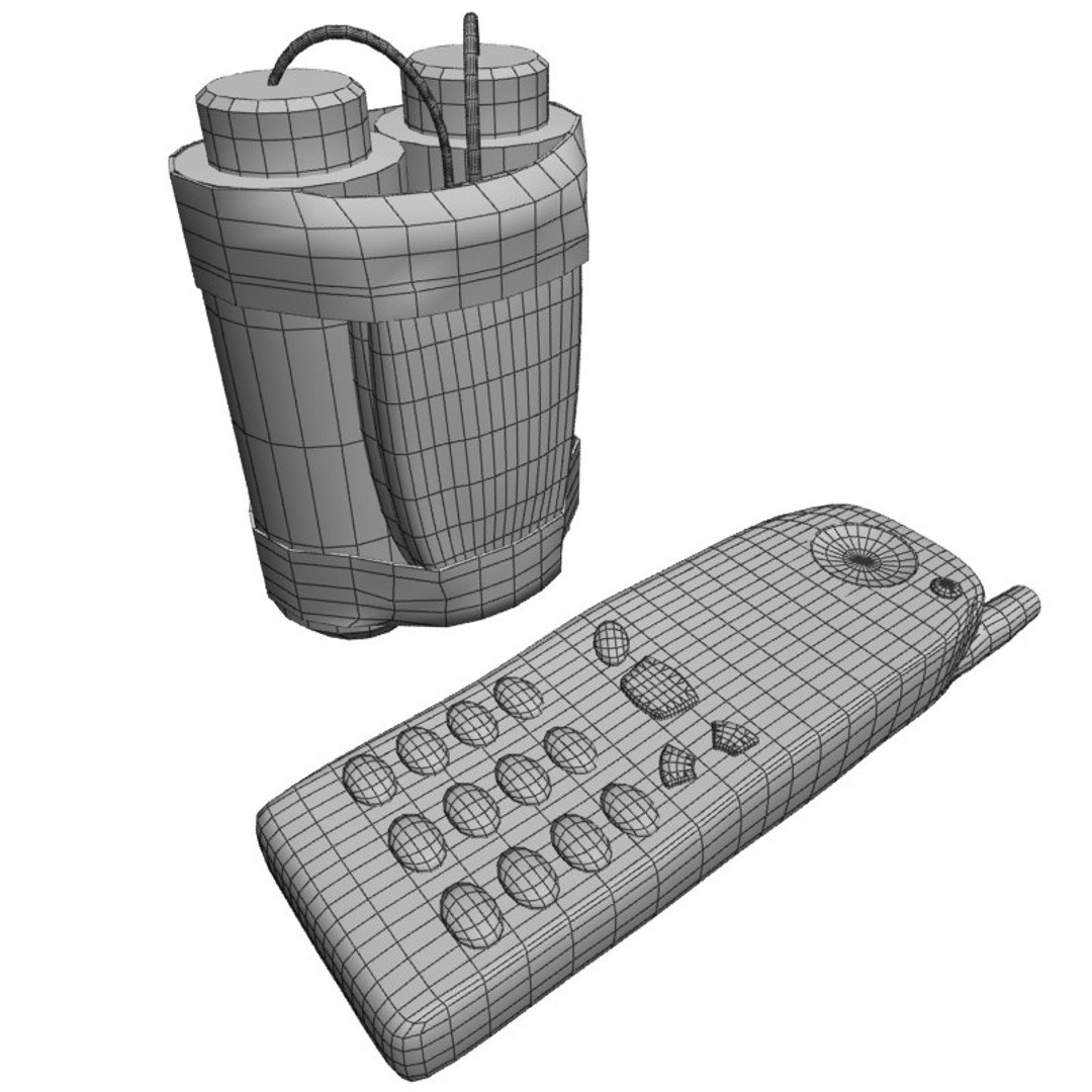 common ied semtex 3d model