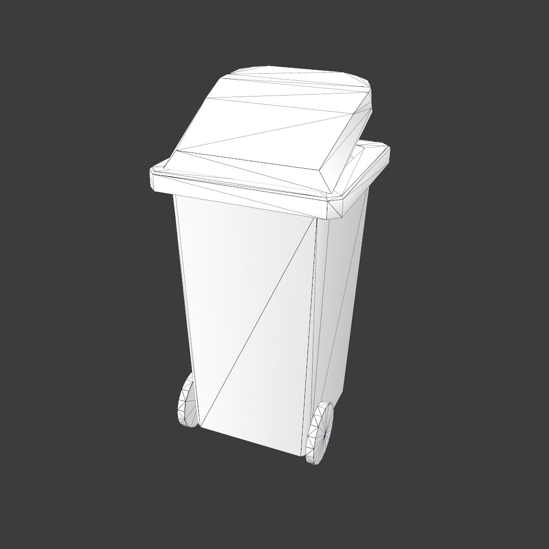 3D garbage bin - TurboSquid 1386350