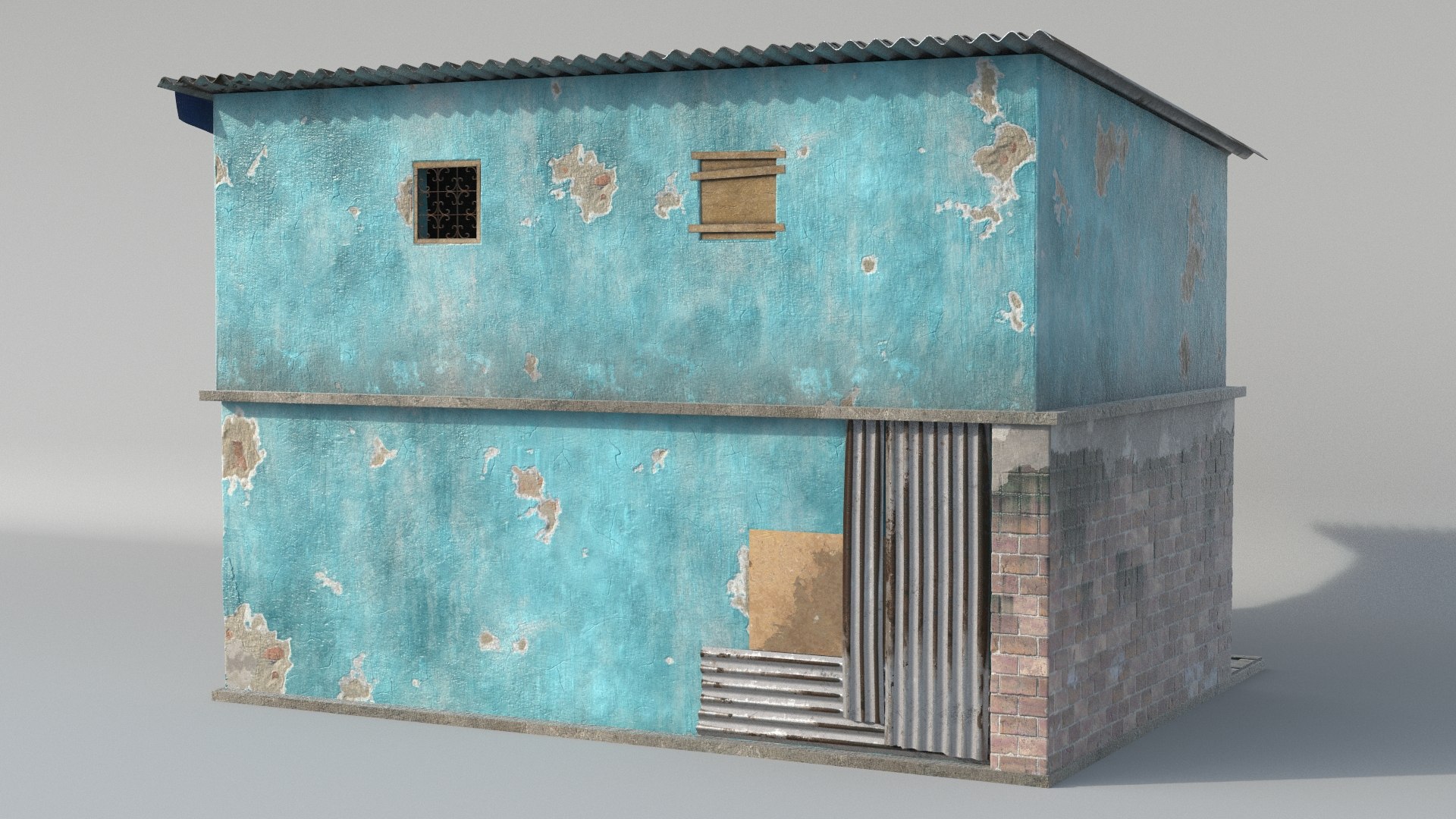 Slum House Scene 1 UHD 3D Model - TurboSquid 2135392