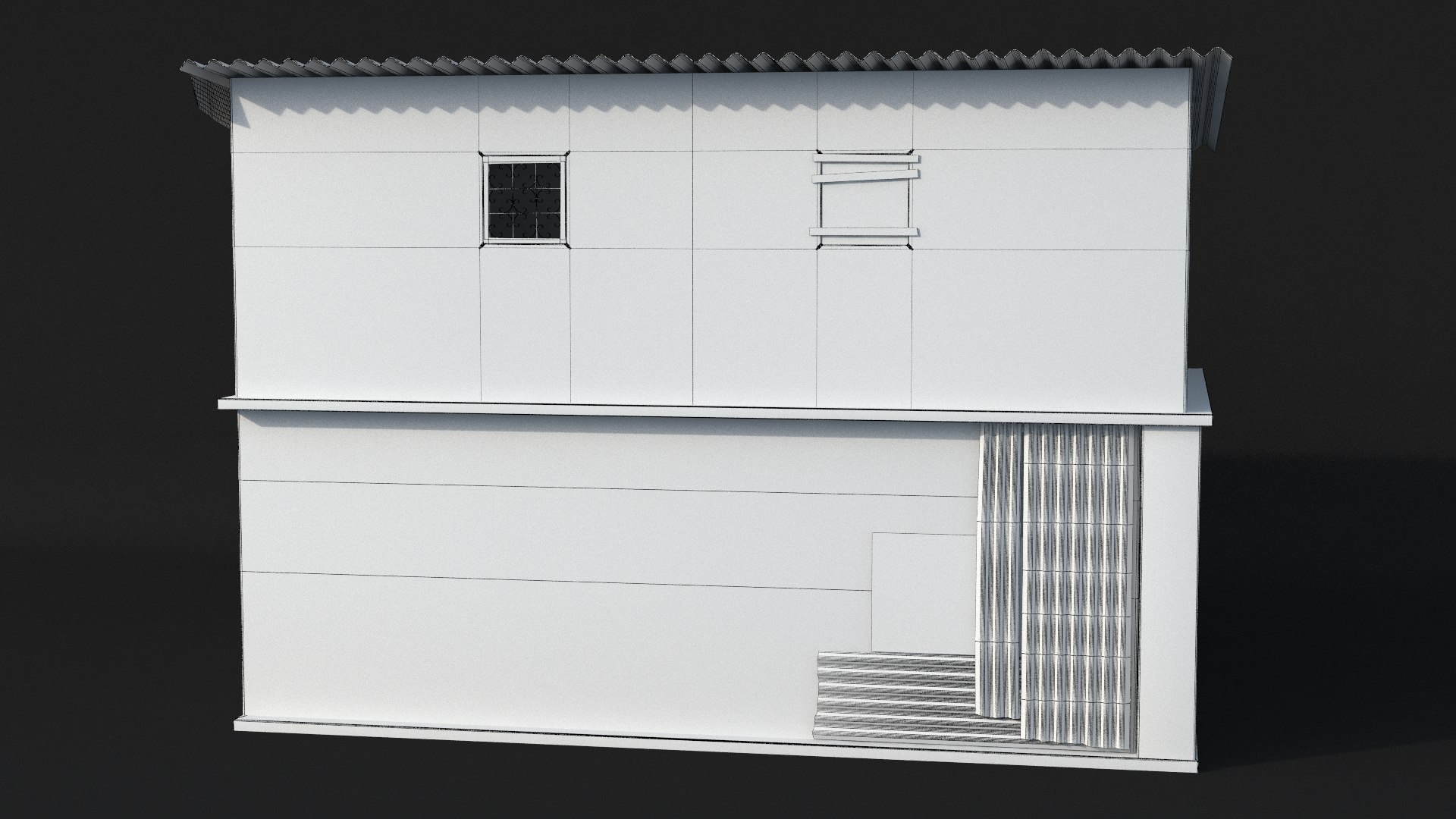 Slum House Scene 1 UHD 3D Model - TurboSquid 2135392