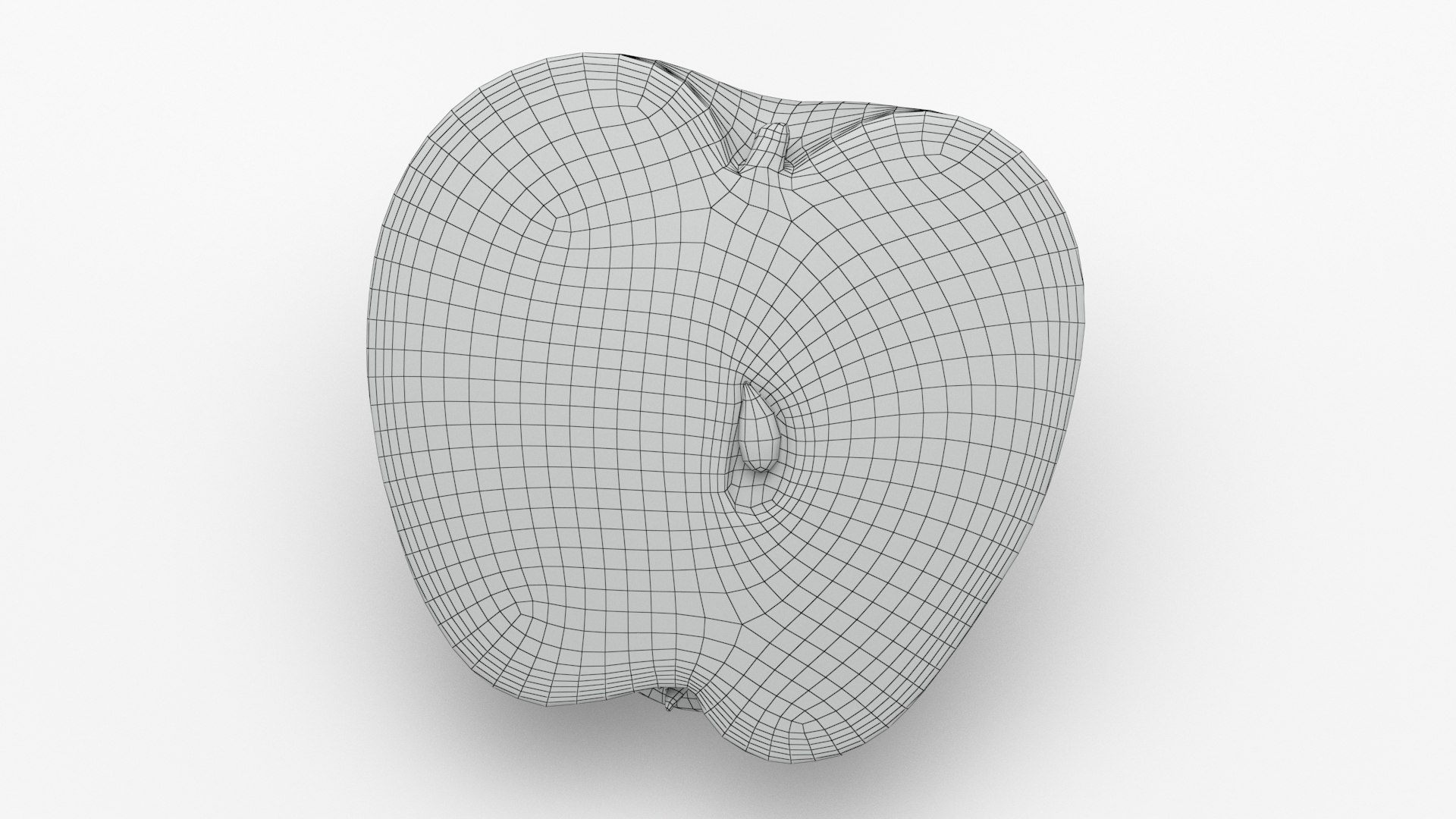 Half Apple 3D - TurboSquid 1759871