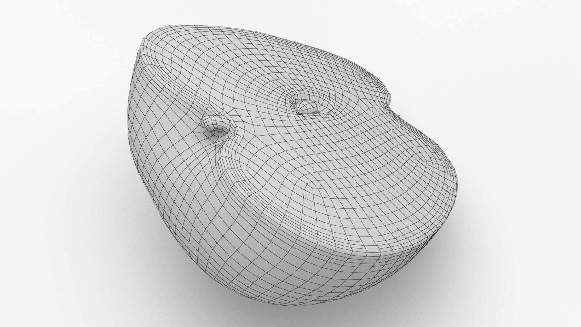 Half Apple 3D - TurboSquid 1759871