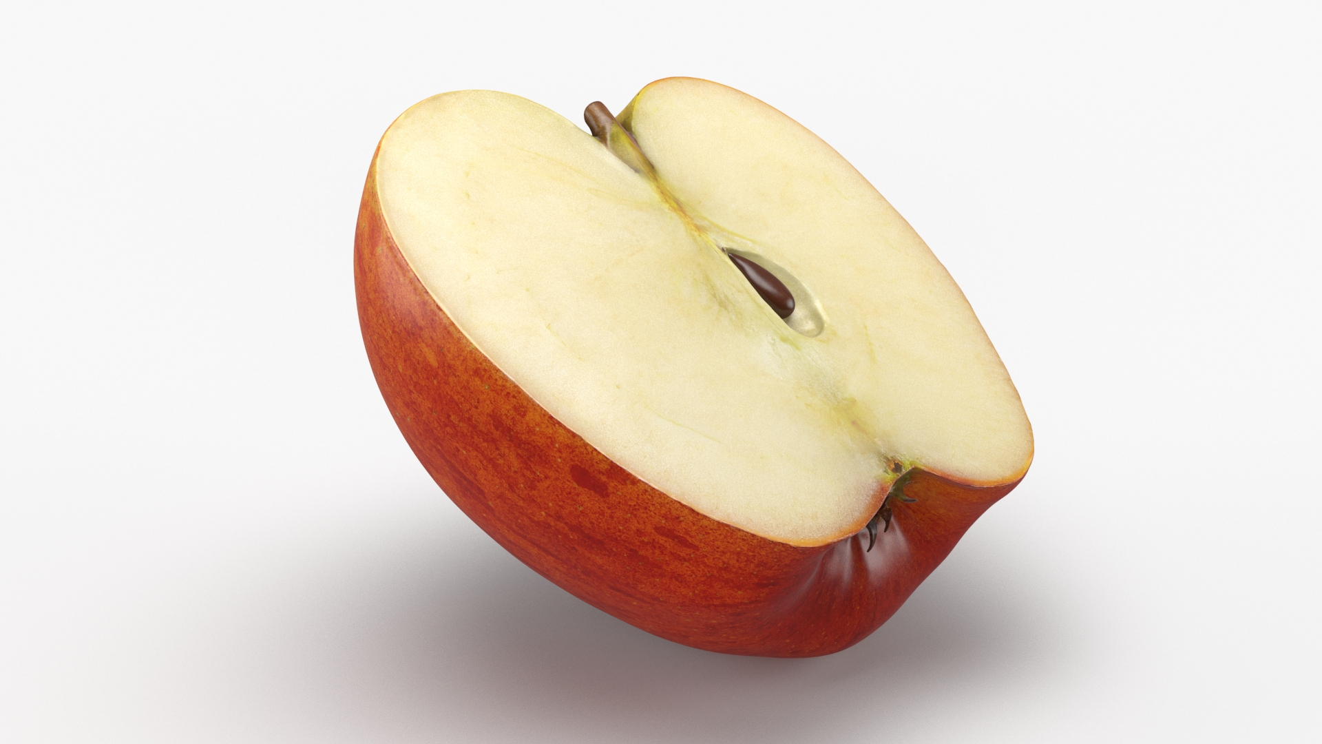 Half Apple 3D - TurboSquid 1759871