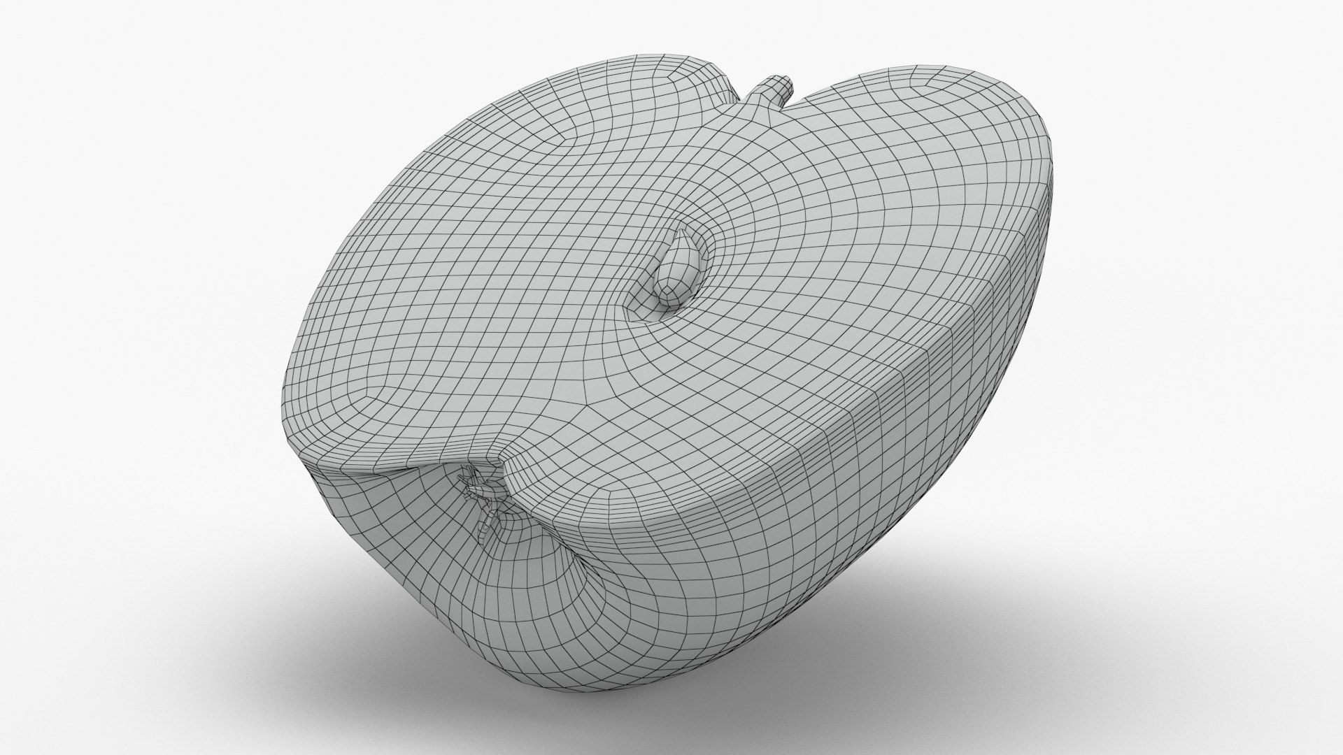 Half Apple 3D - TurboSquid 1759871