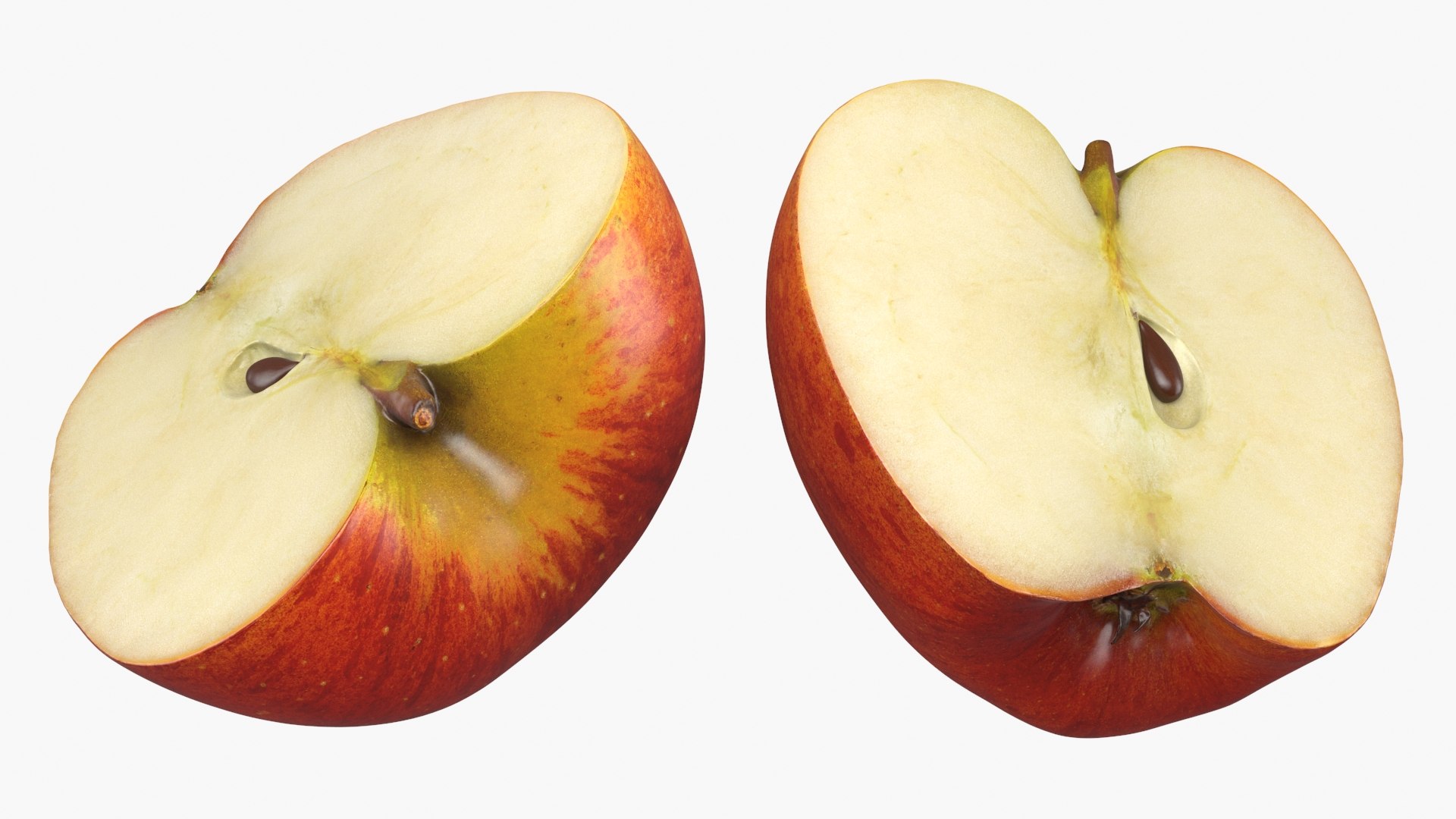 Half Apple 3D - TurboSquid 1759871