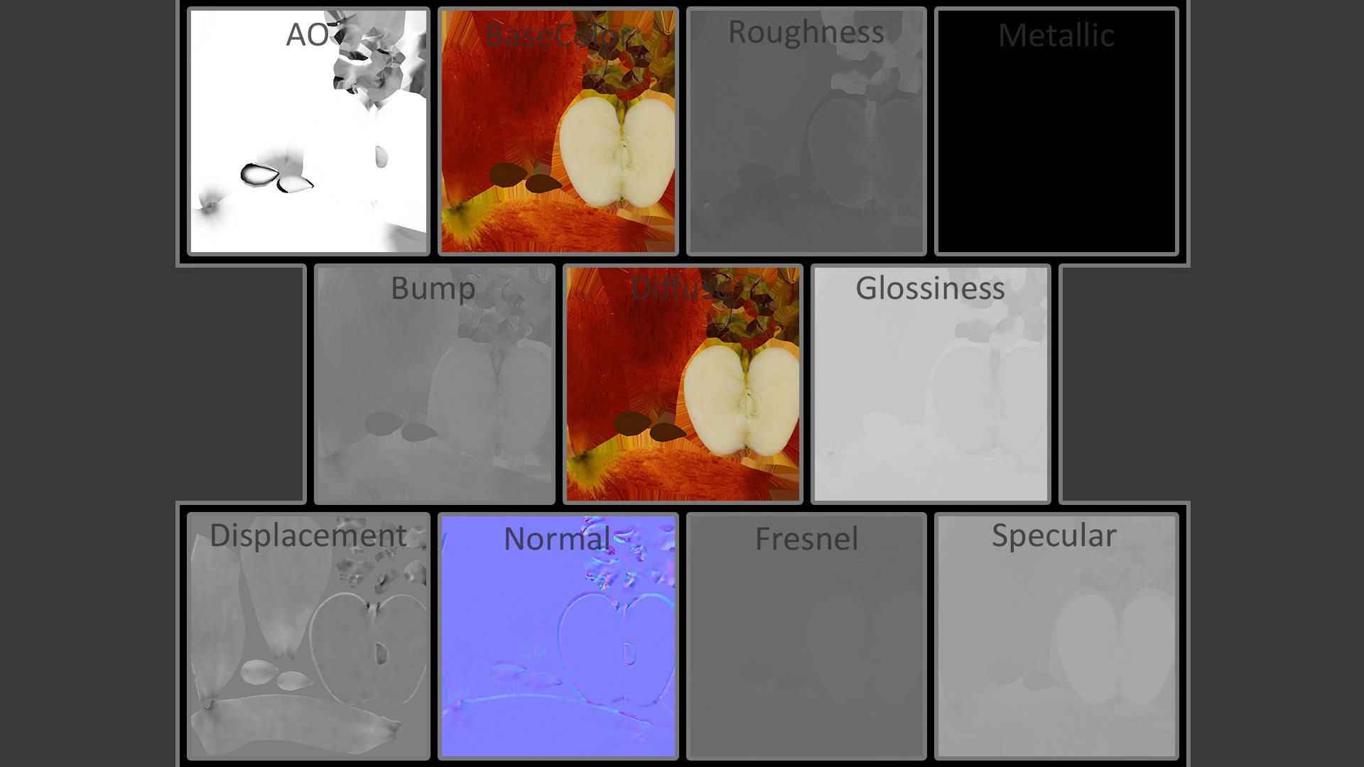 Half Apple 3D - TurboSquid 1759871