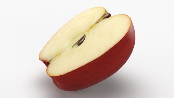 Half Apple 3D - TurboSquid 1759871