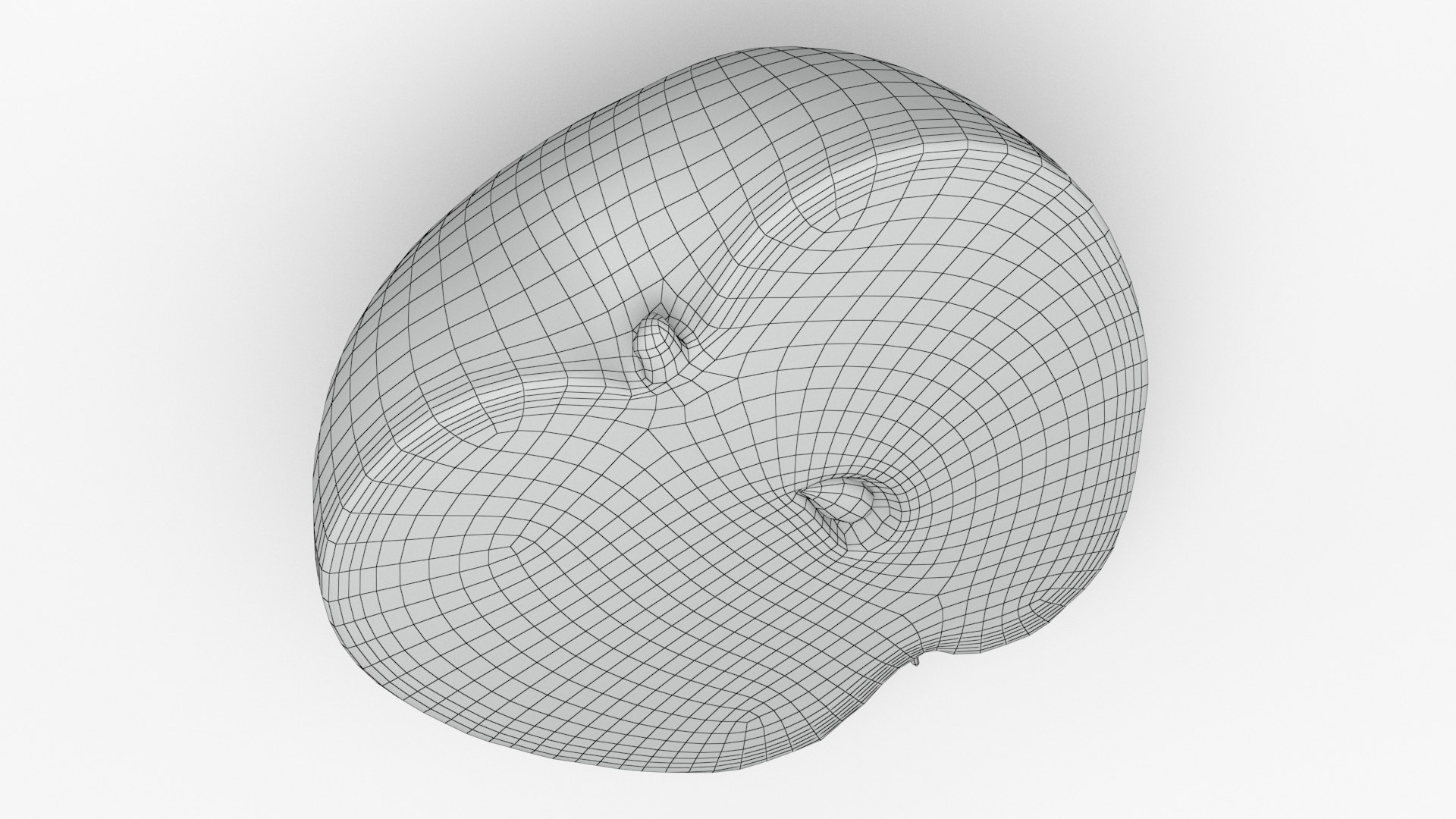 Half Apple 3D - TurboSquid 1759871