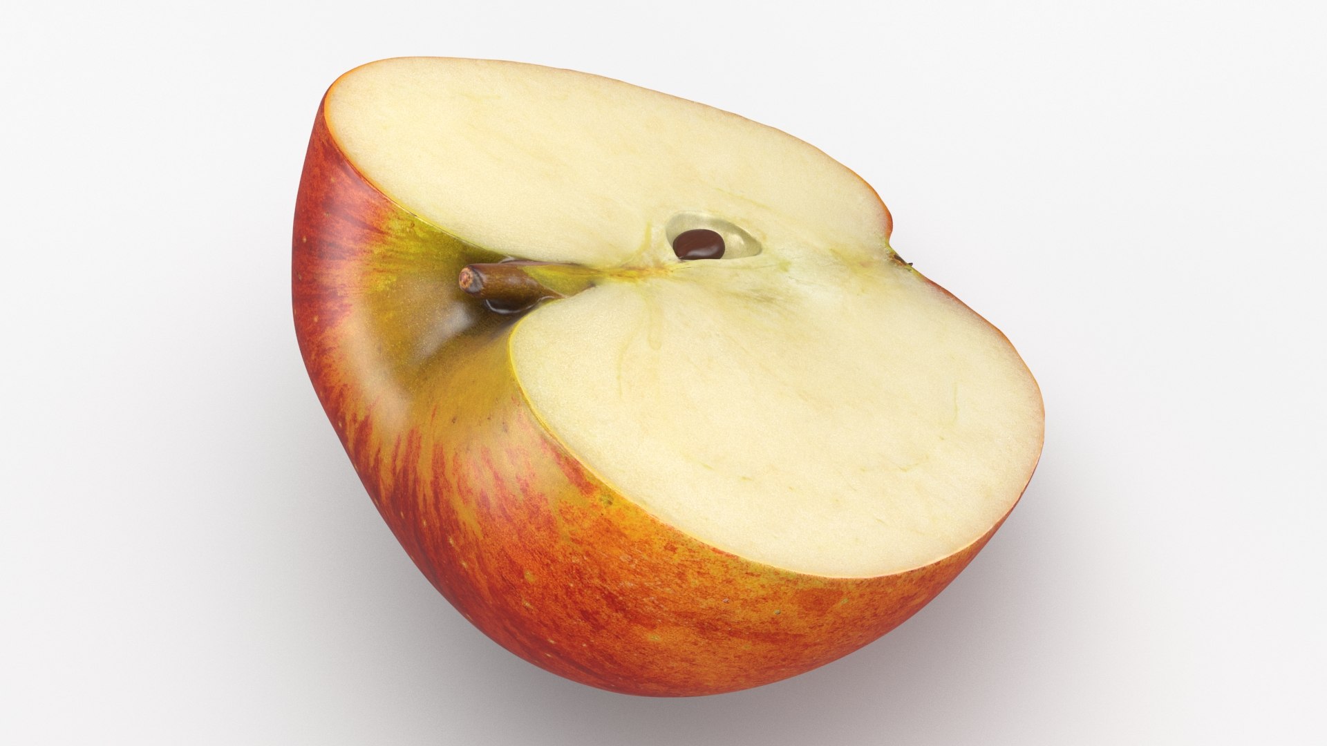 Half Apple 3D - TurboSquid 1759871