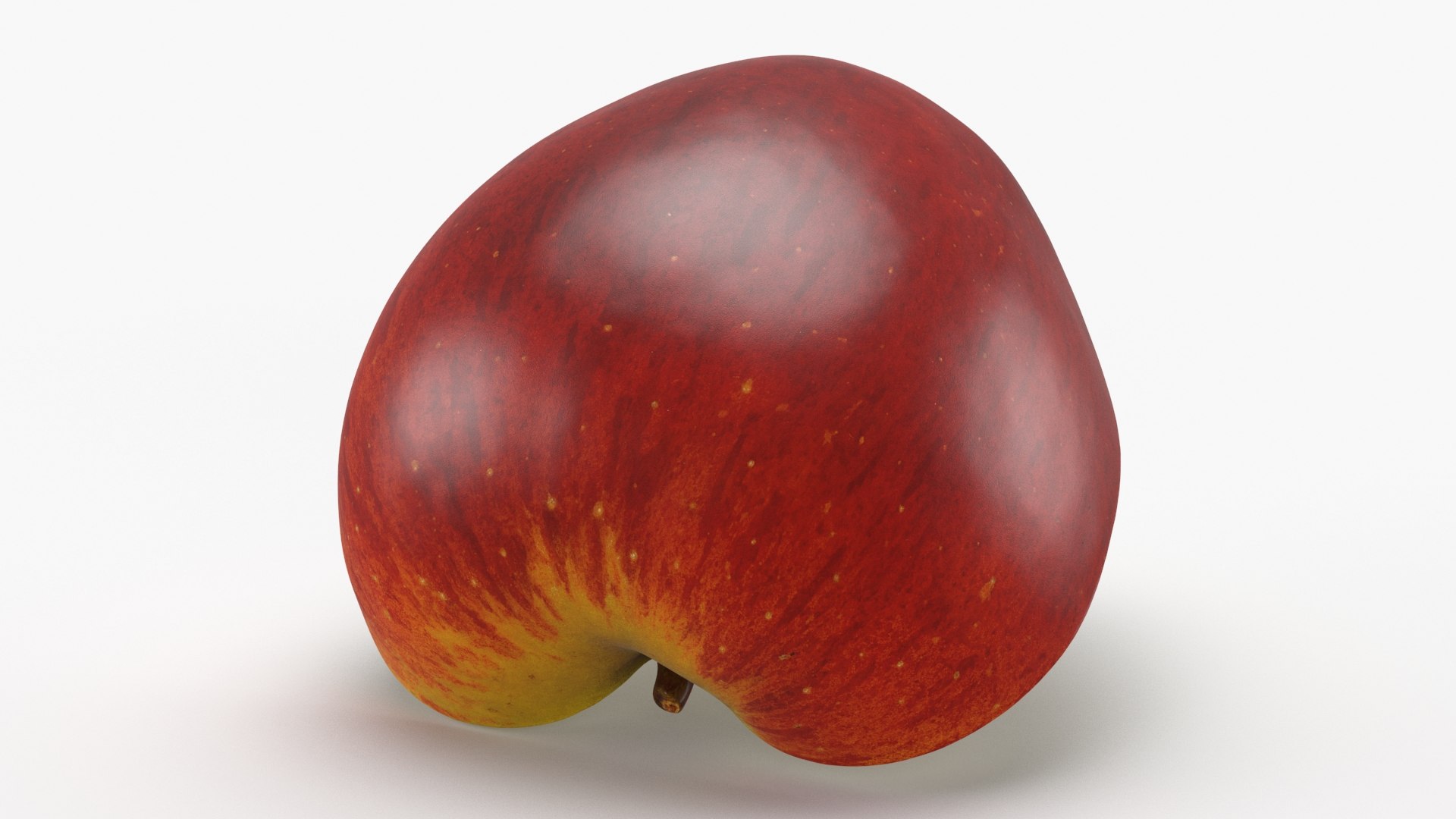 Half Apple 3D - TurboSquid 1759871