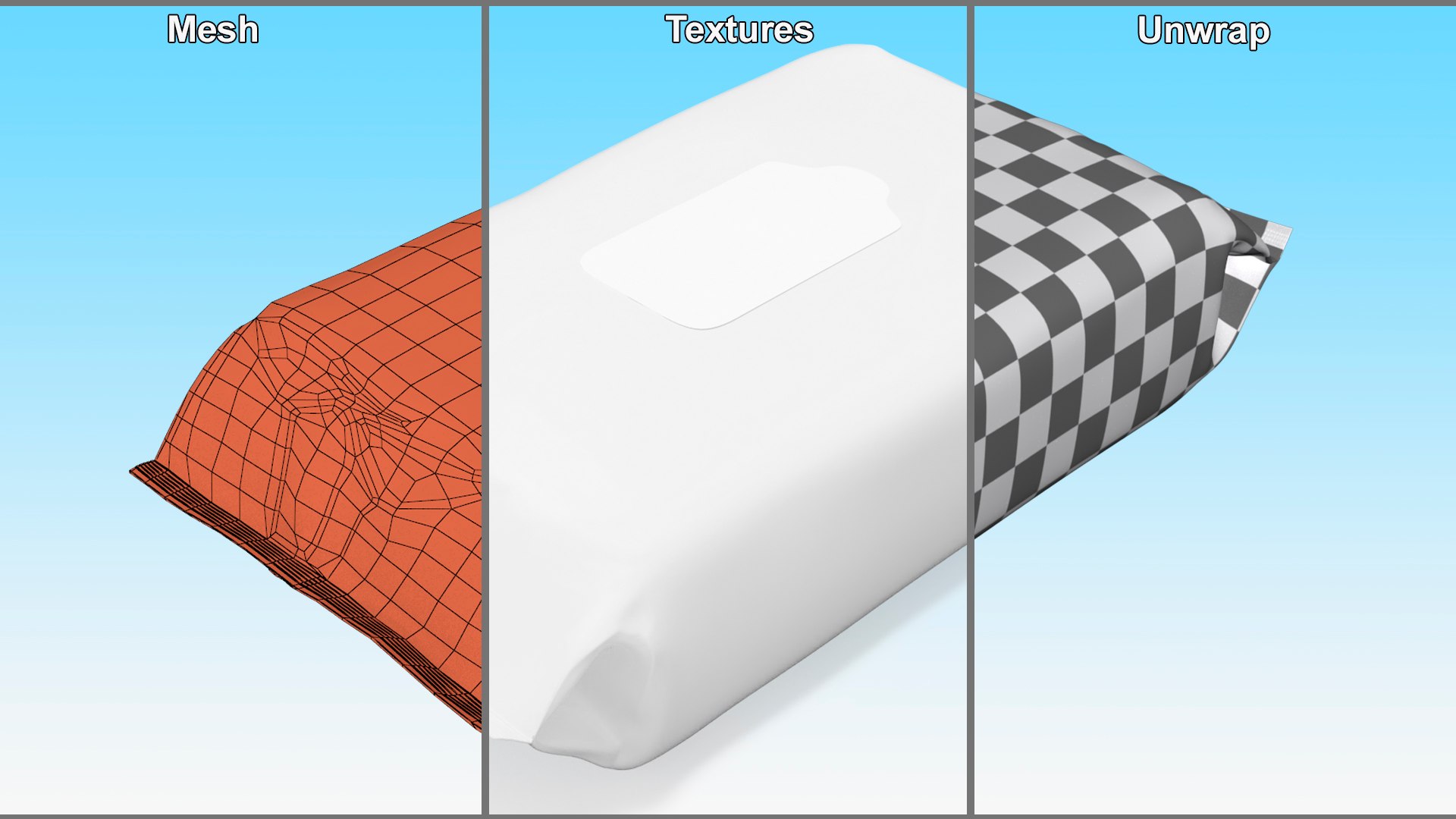 3D Wet Wipes In A Large Pack Model - TurboSquid 2231271
