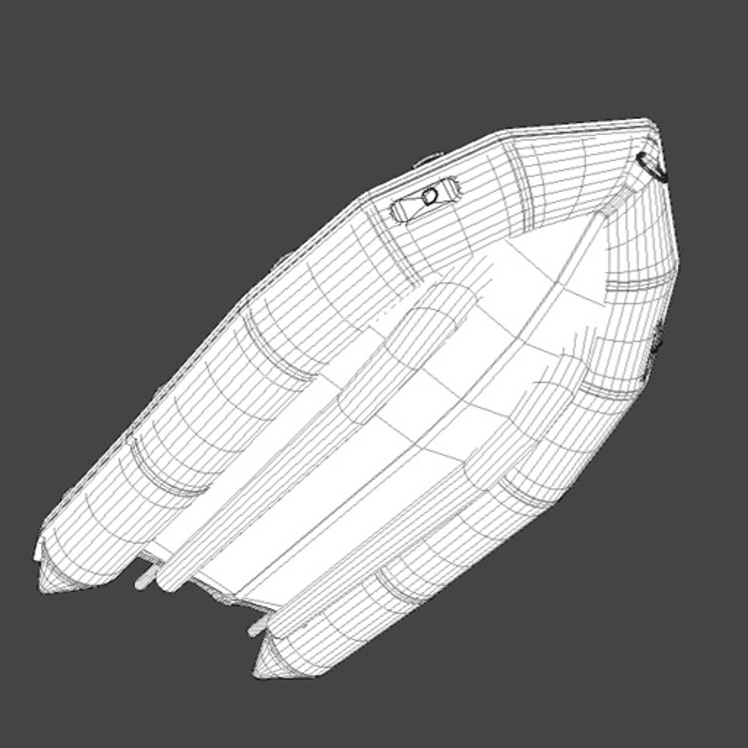 3d Model Inflatable Boat