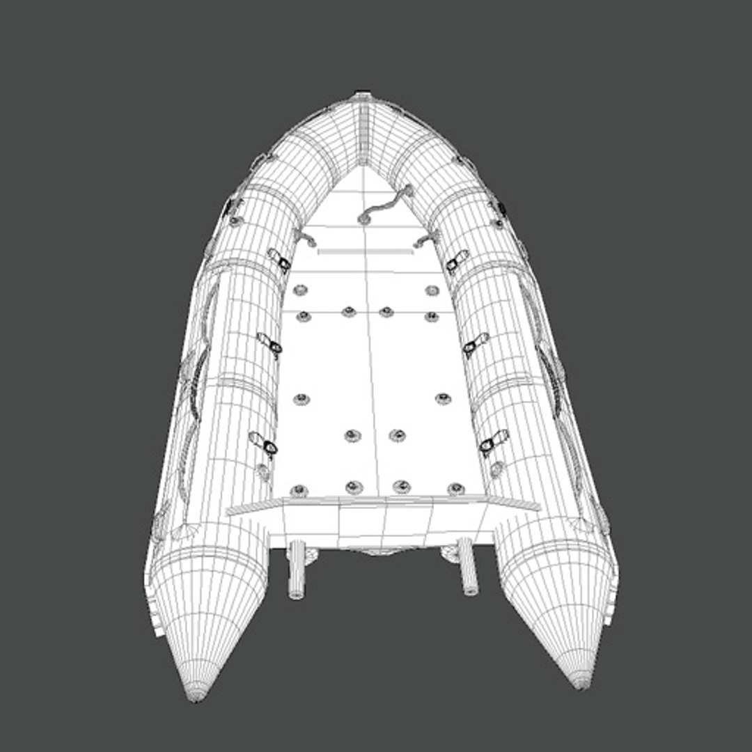 3d Model Inflatable Boat