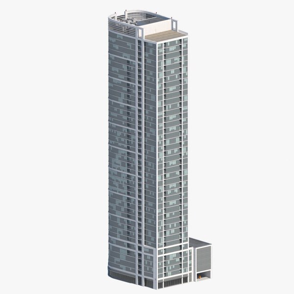 3D skyscraper model - TurboSquid 1592406