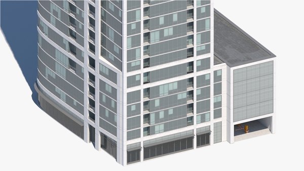 3D skyscraper model - TurboSquid 1592406