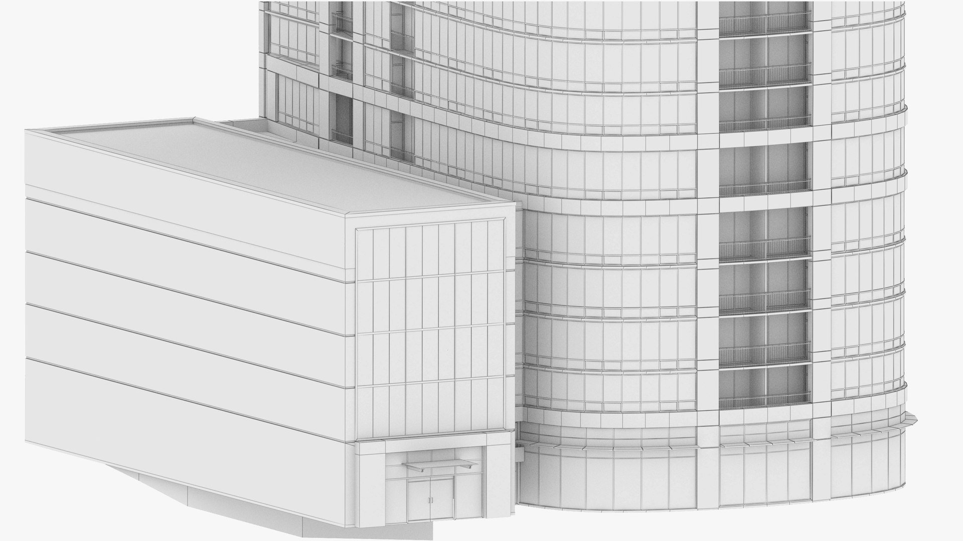 3D Skyscraper Model - TurboSquid 1592406