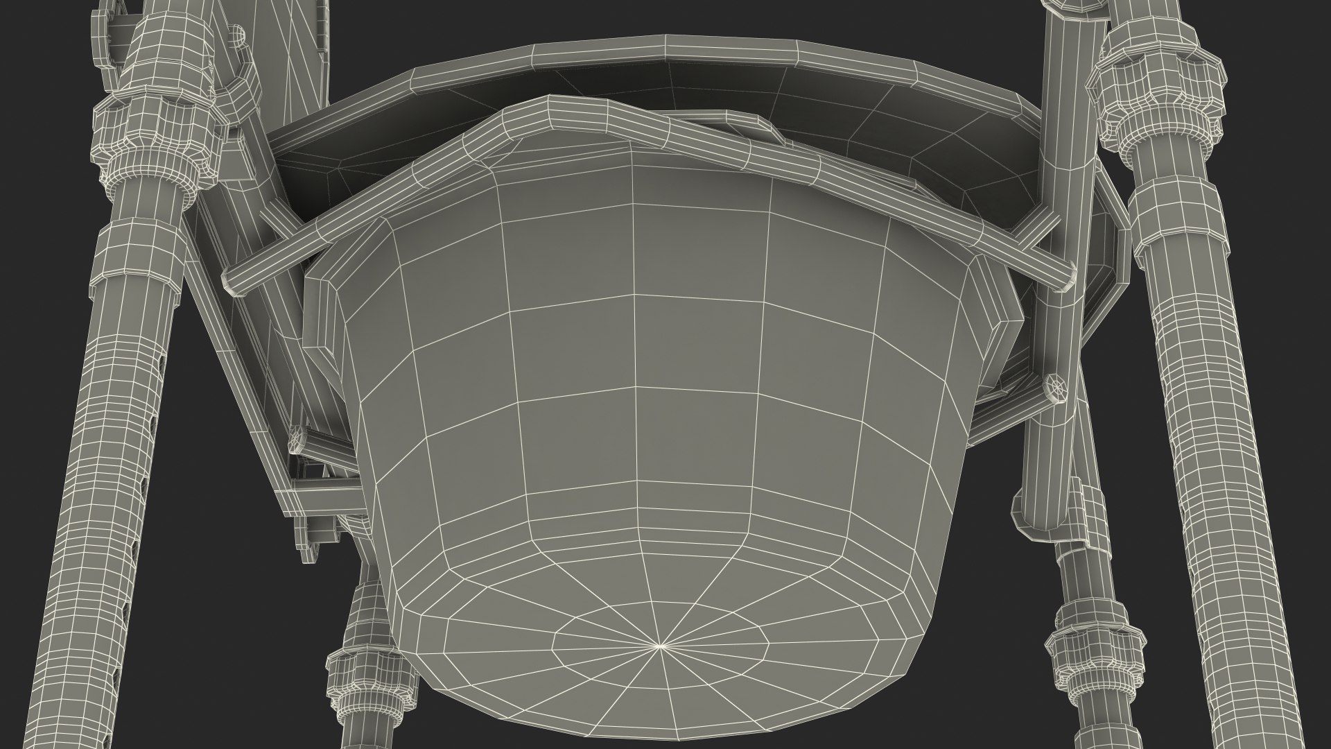 Medical folding bedside commode 3D model - TurboSquid 1650712