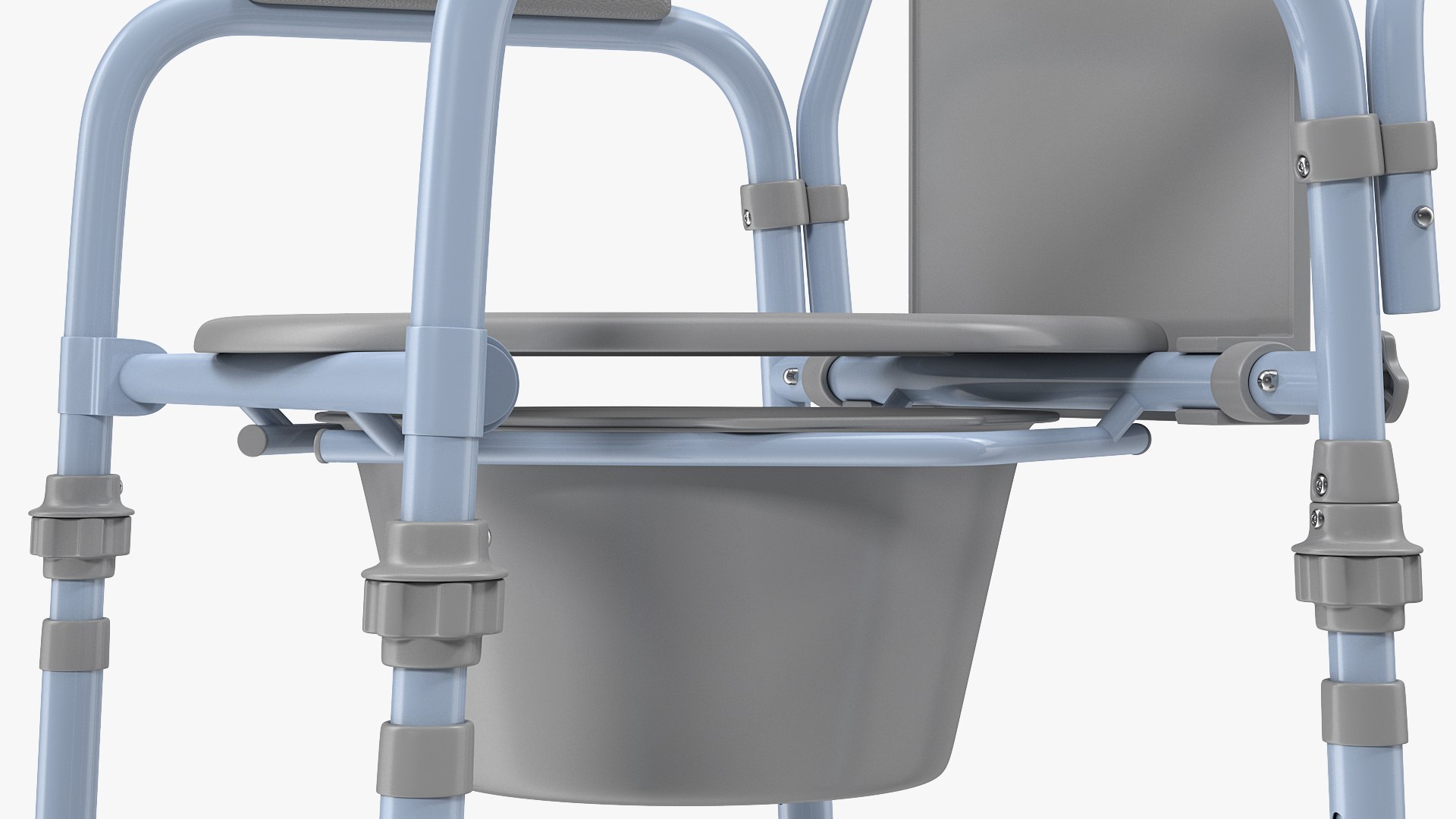 Medical folding bedside commode 3D model - TurboSquid 1650712