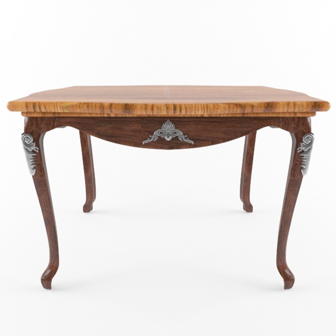 Classic Coffee Table 3D Model - TurboSquid 1512645