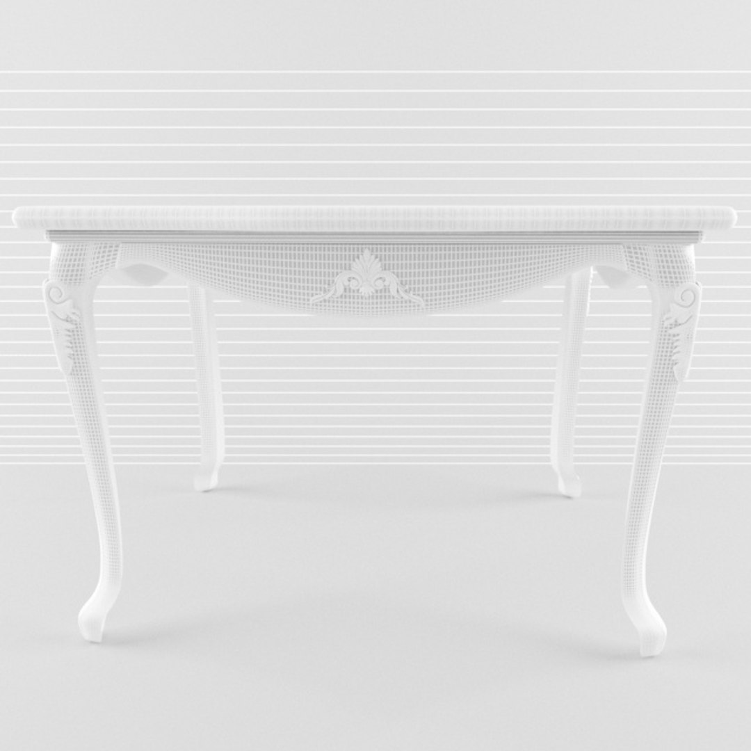 Classic Coffee Table 3D Model - TurboSquid 1512645