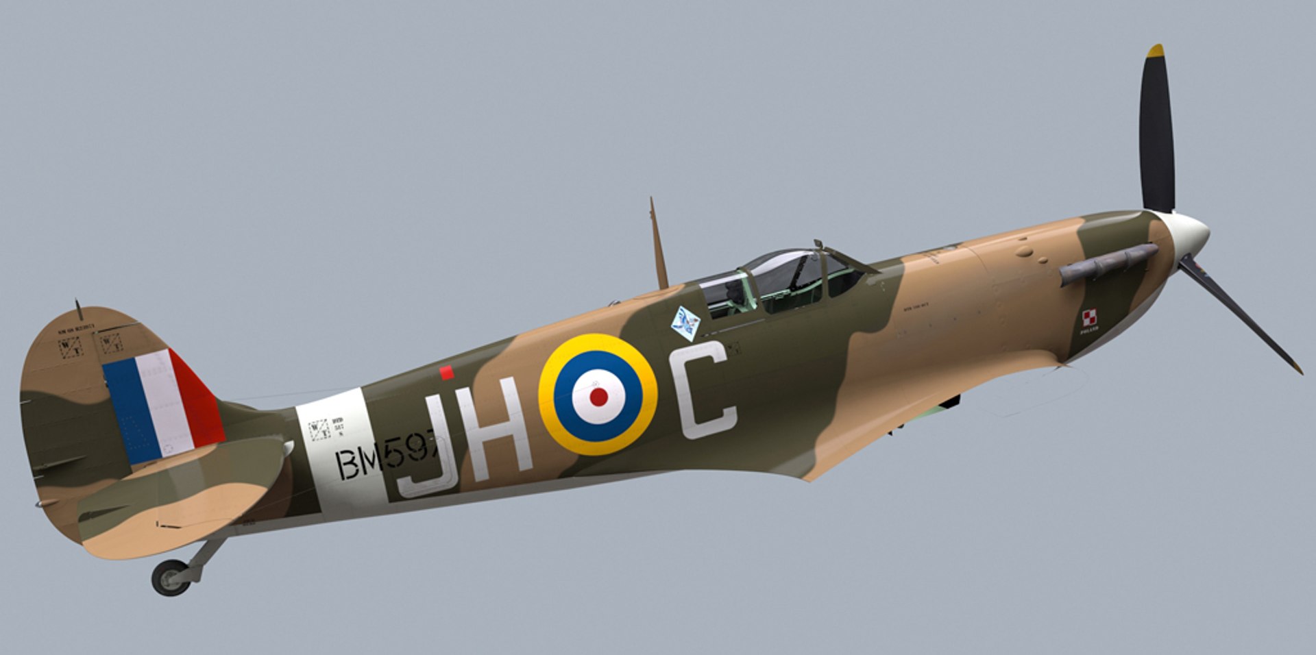 3d Spitfire Vb